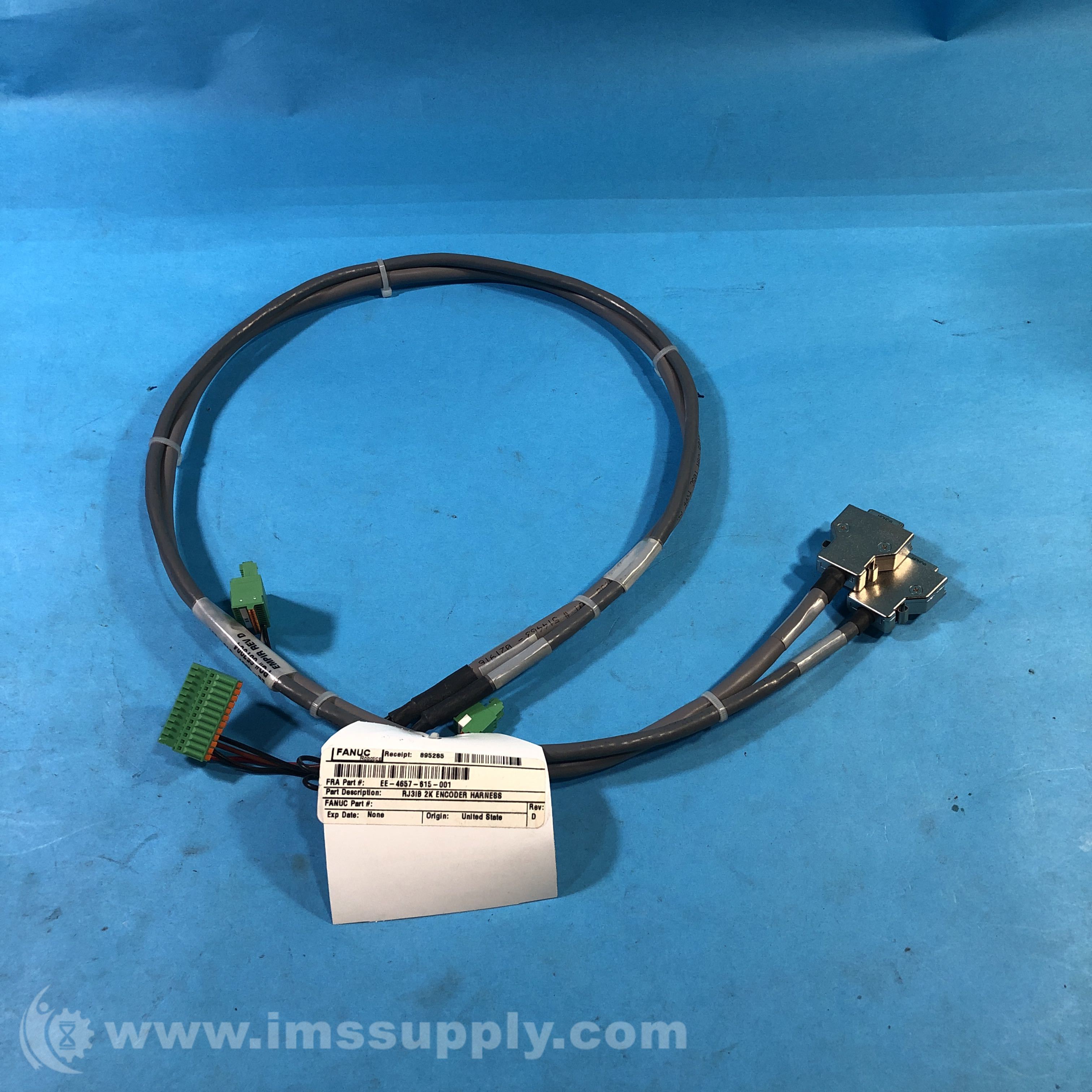 Fanuc EE-4657-615-001 RJ3IB 2K Encoder Harness - IMS Supply
