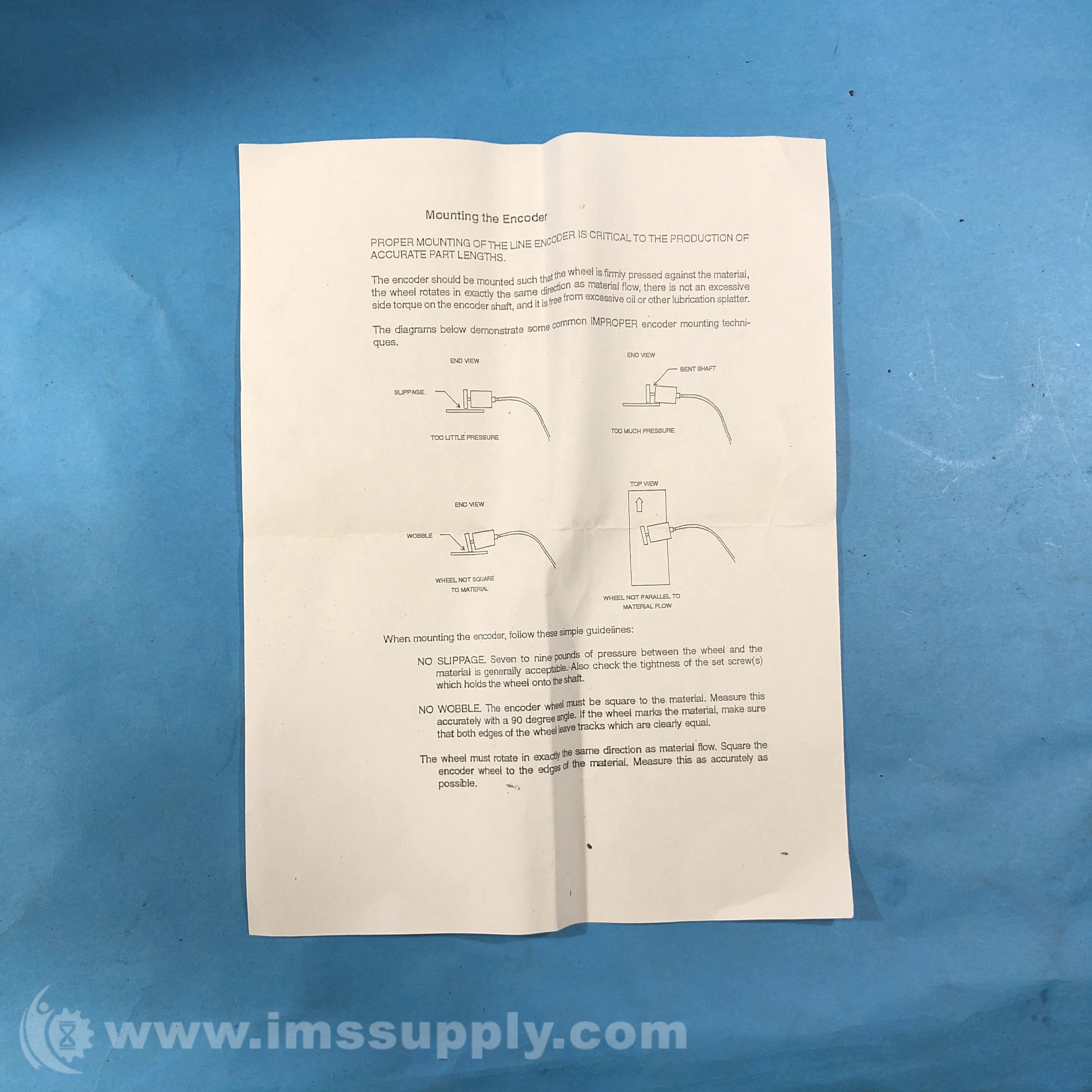 Ams Controls N2000 Encoder - IMS Supply