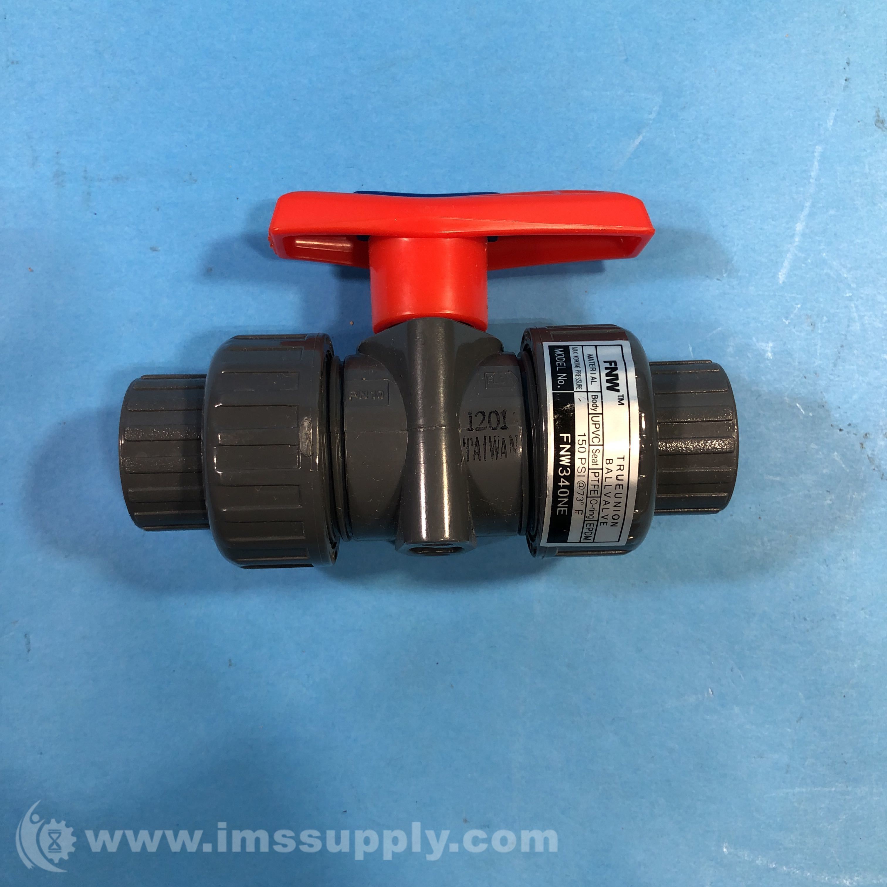 FNW FNW340NE True-Union Ball Valve, 150 PSI at 73 F - IMS Supply
