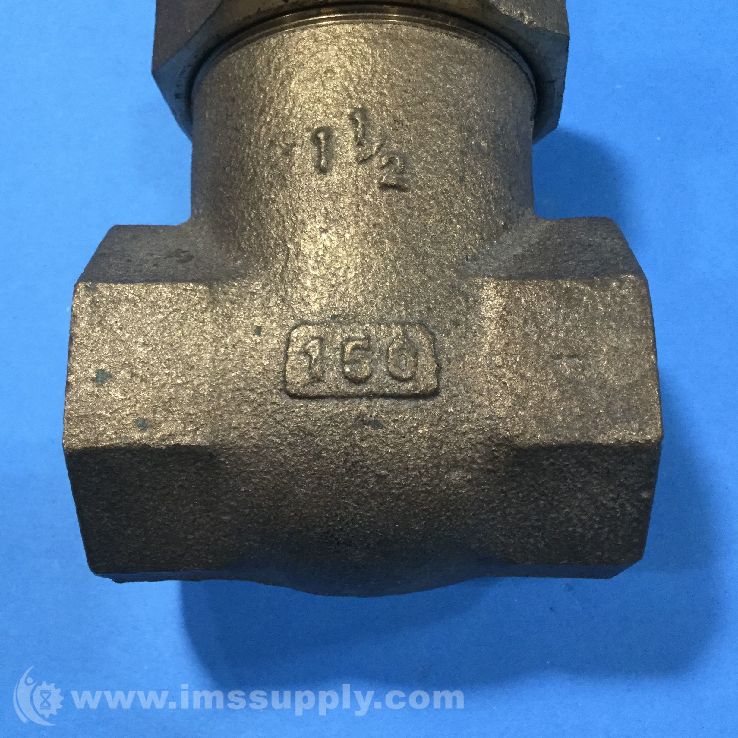 Stockham B-120 1-1/2 inch Bronze Gate Valve - IMS Supply