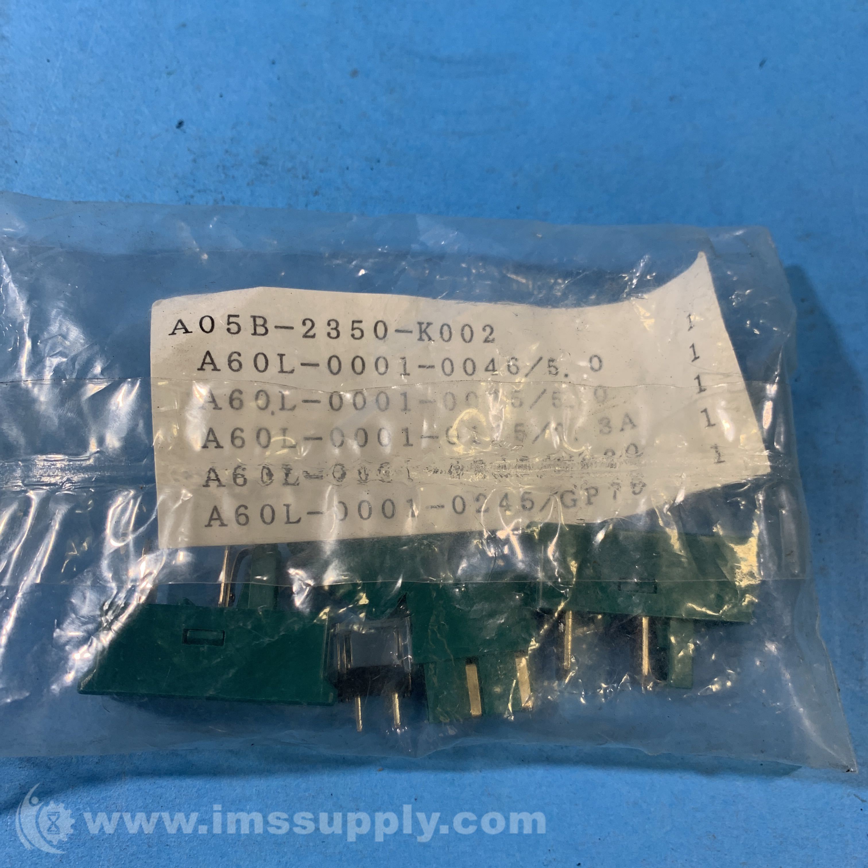 Fanuc A05B-2350-K002 Kit of 5 Fuse Kit - IMS Supply