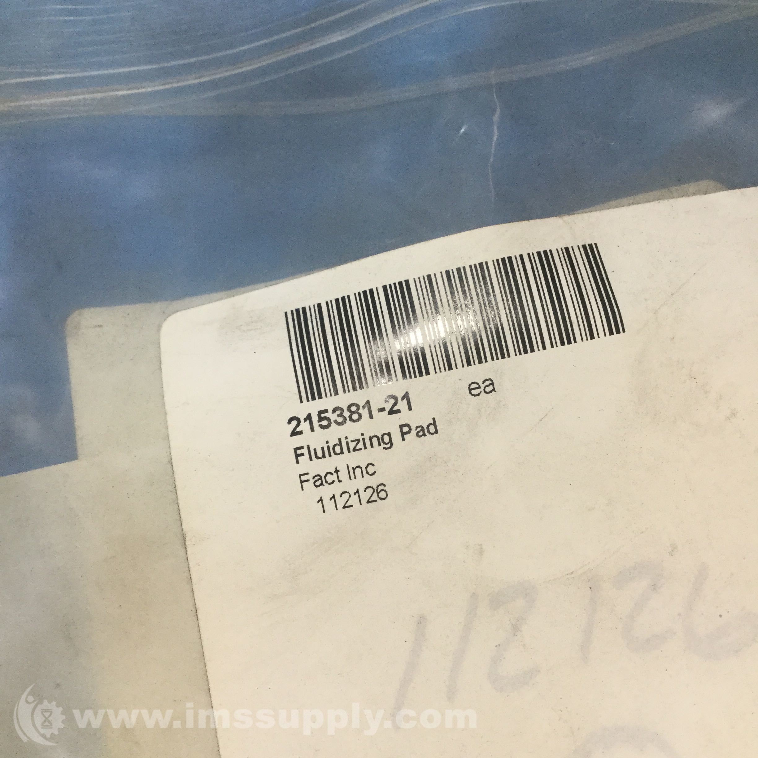 Gema 112126 Boxfeed Fluidizing Pad - IMS Supply