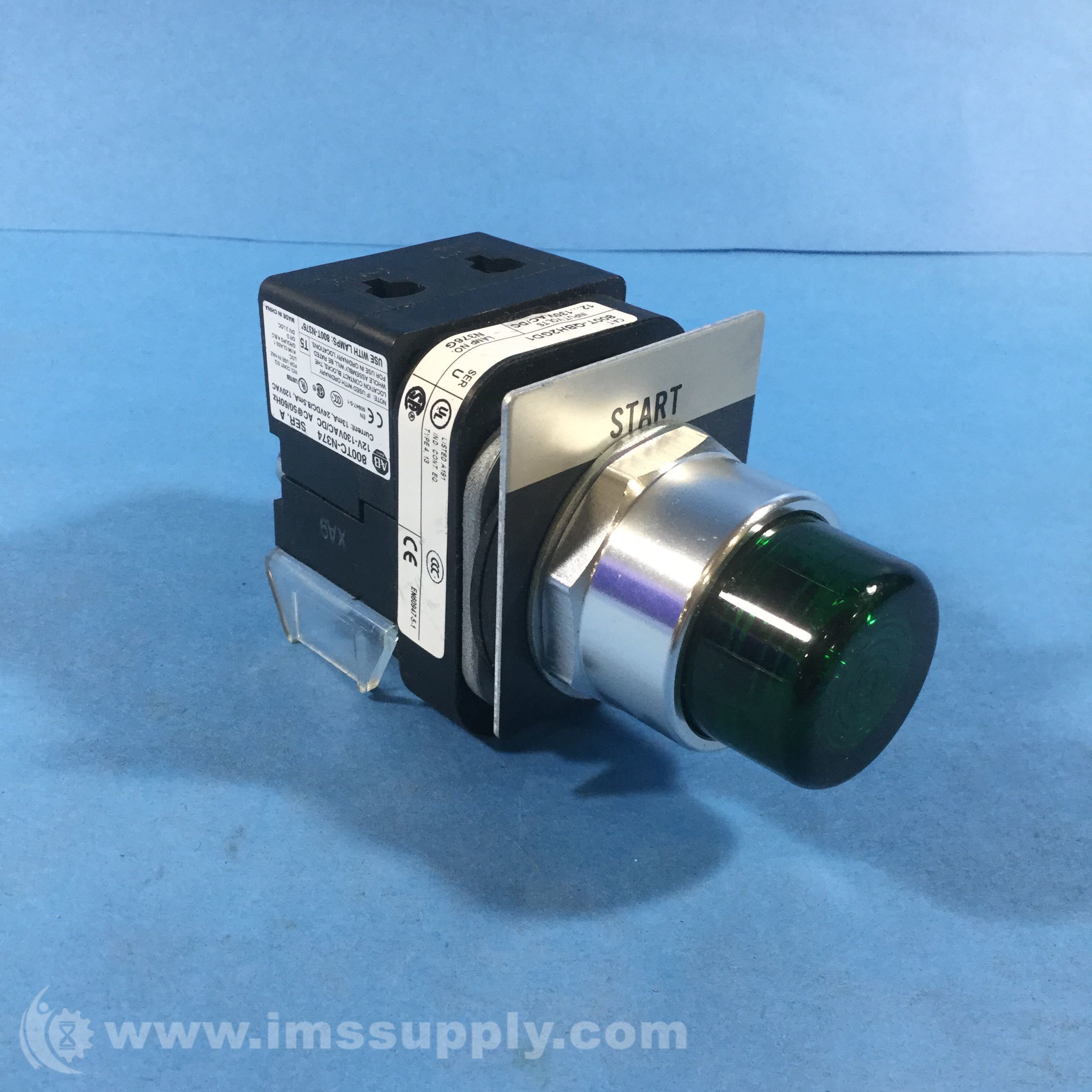 Allen Bradley 800T-QBH2GD1 Push Button Extended Green Head - IMS Supply