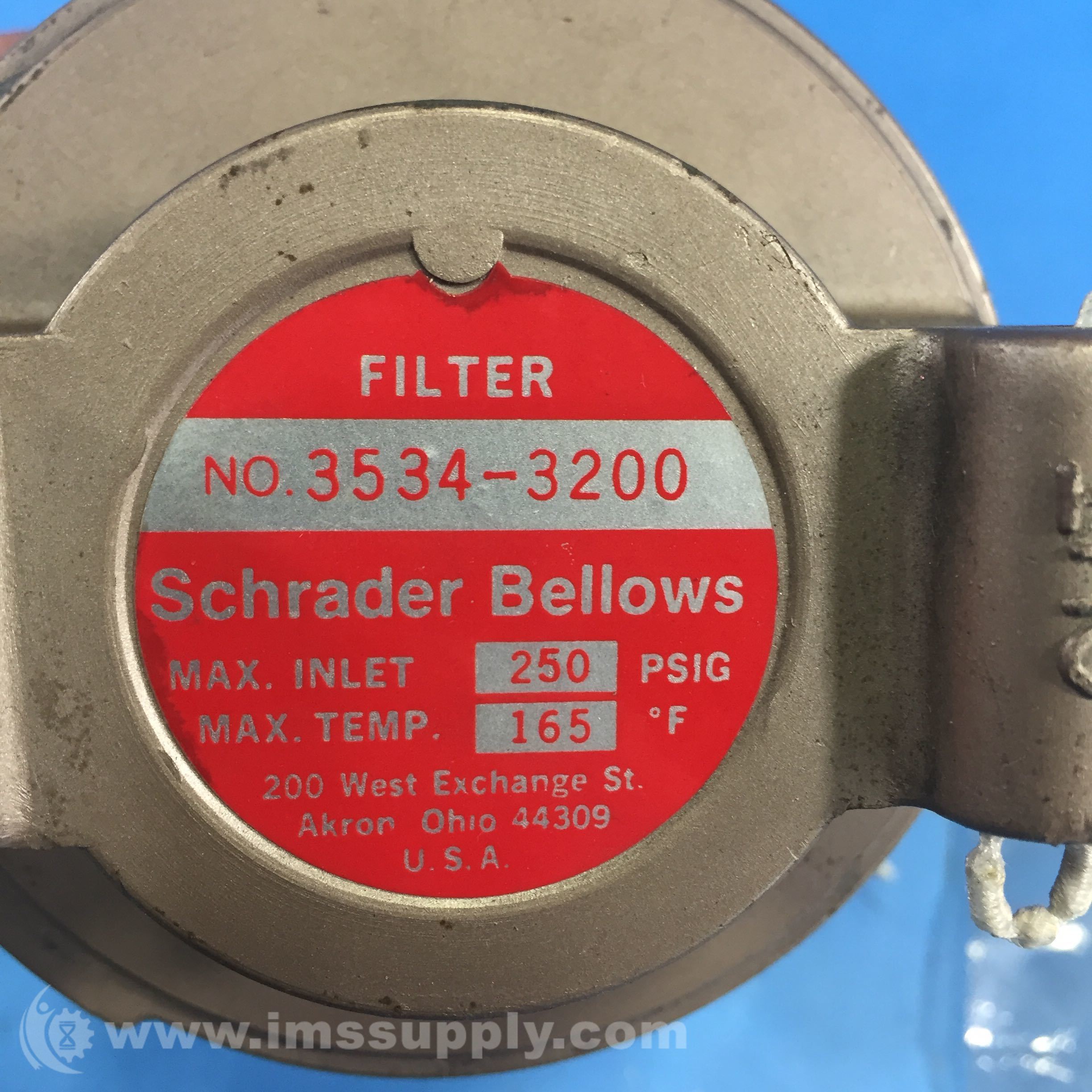Schrader Bellows 3534-3200 Filter - IMS Supply