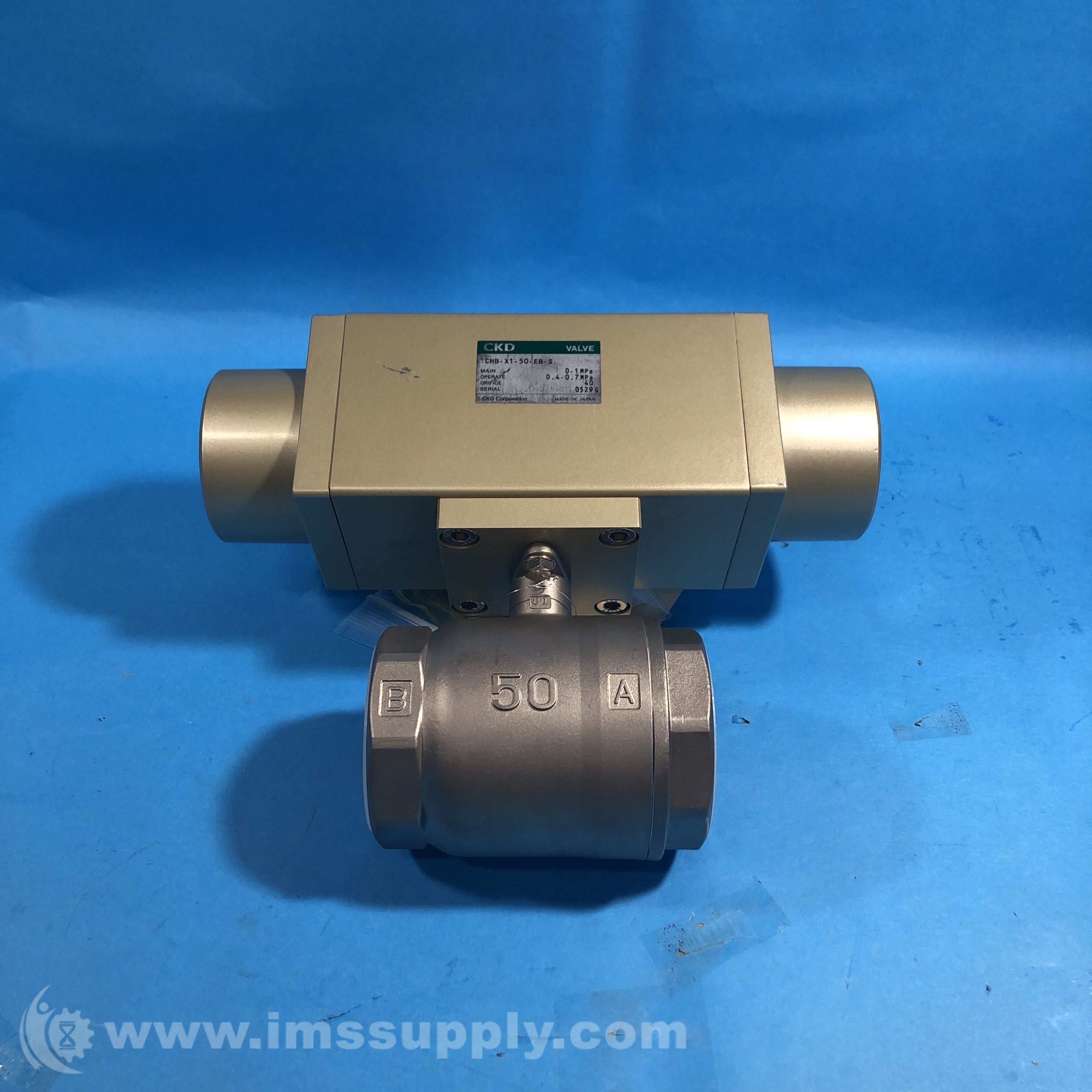 CKD CHB-X1-50-EB-S Air Operated Ball Valve - IMS Supply