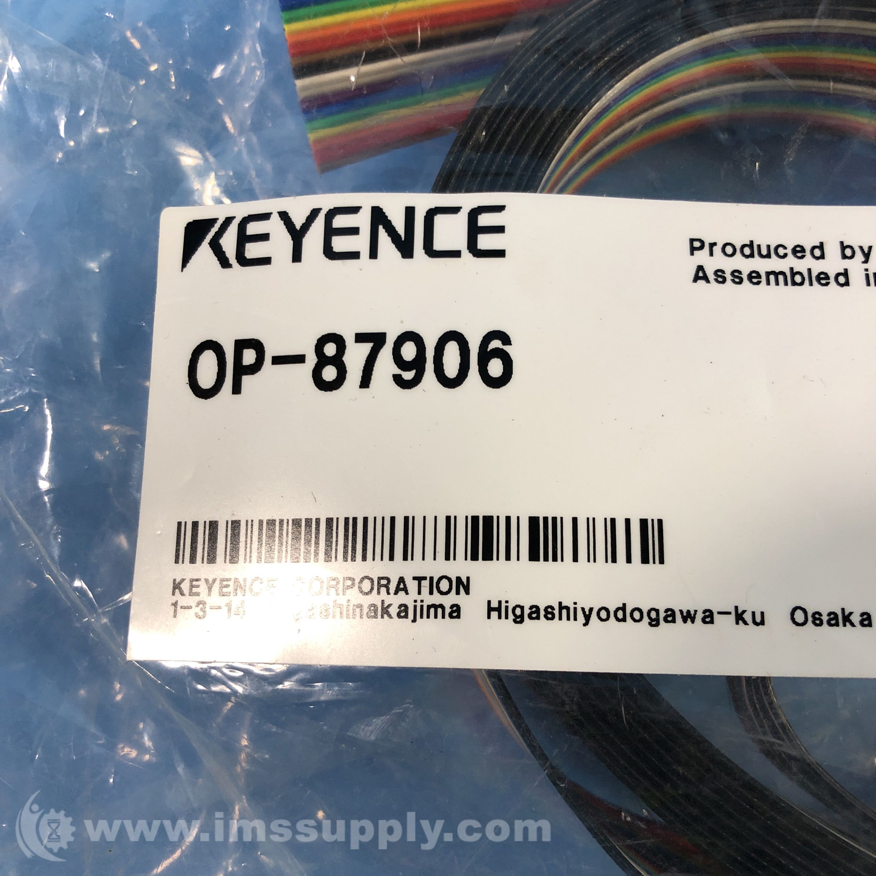Keyence OP-87906 I/O Ribbon Cable 3M - IMS Supply