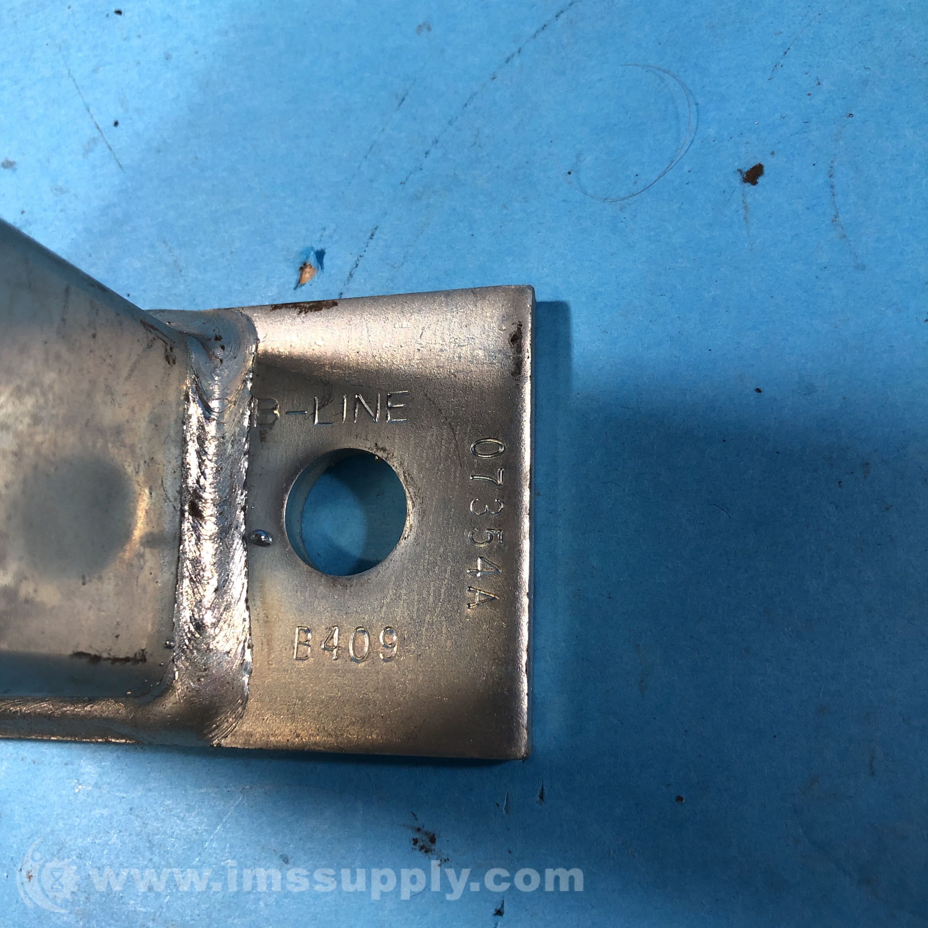 B-line B409 Single Channel Bracket, 12 in., Zinc Plated - IMS Supply