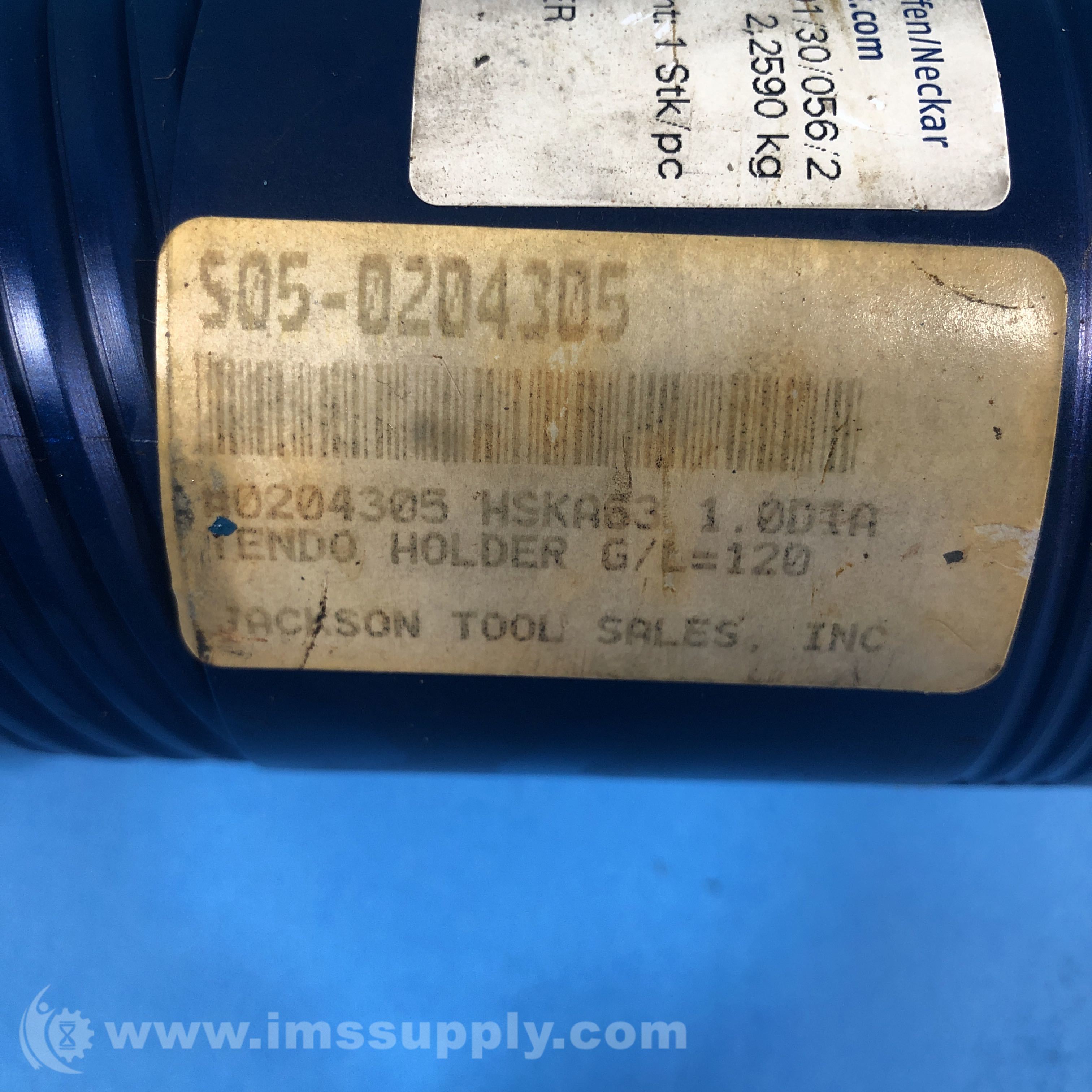 Schunk 204305 TENDO HSK-A63 Hydraulic Expansion Toolholder - IMS Supply