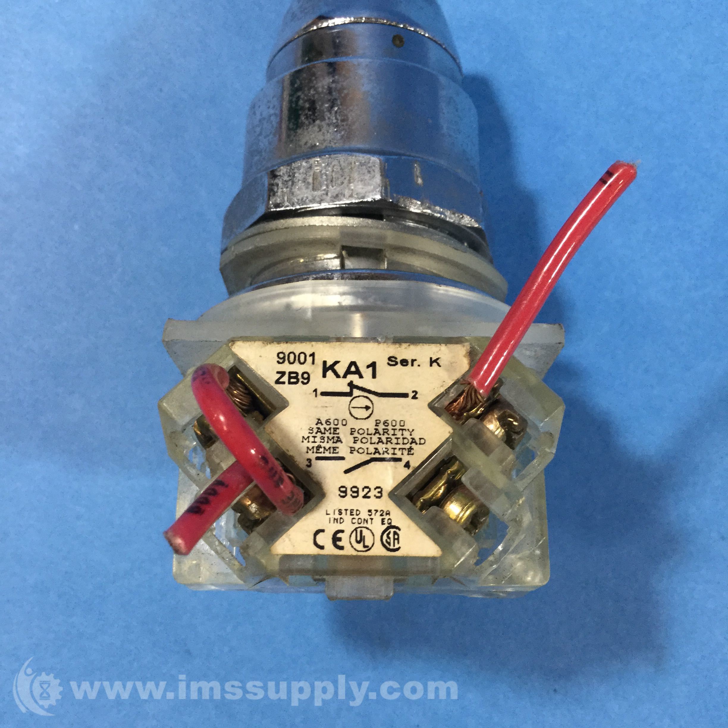 Square D Keyed Selector Switch, No Key - IMS Supply