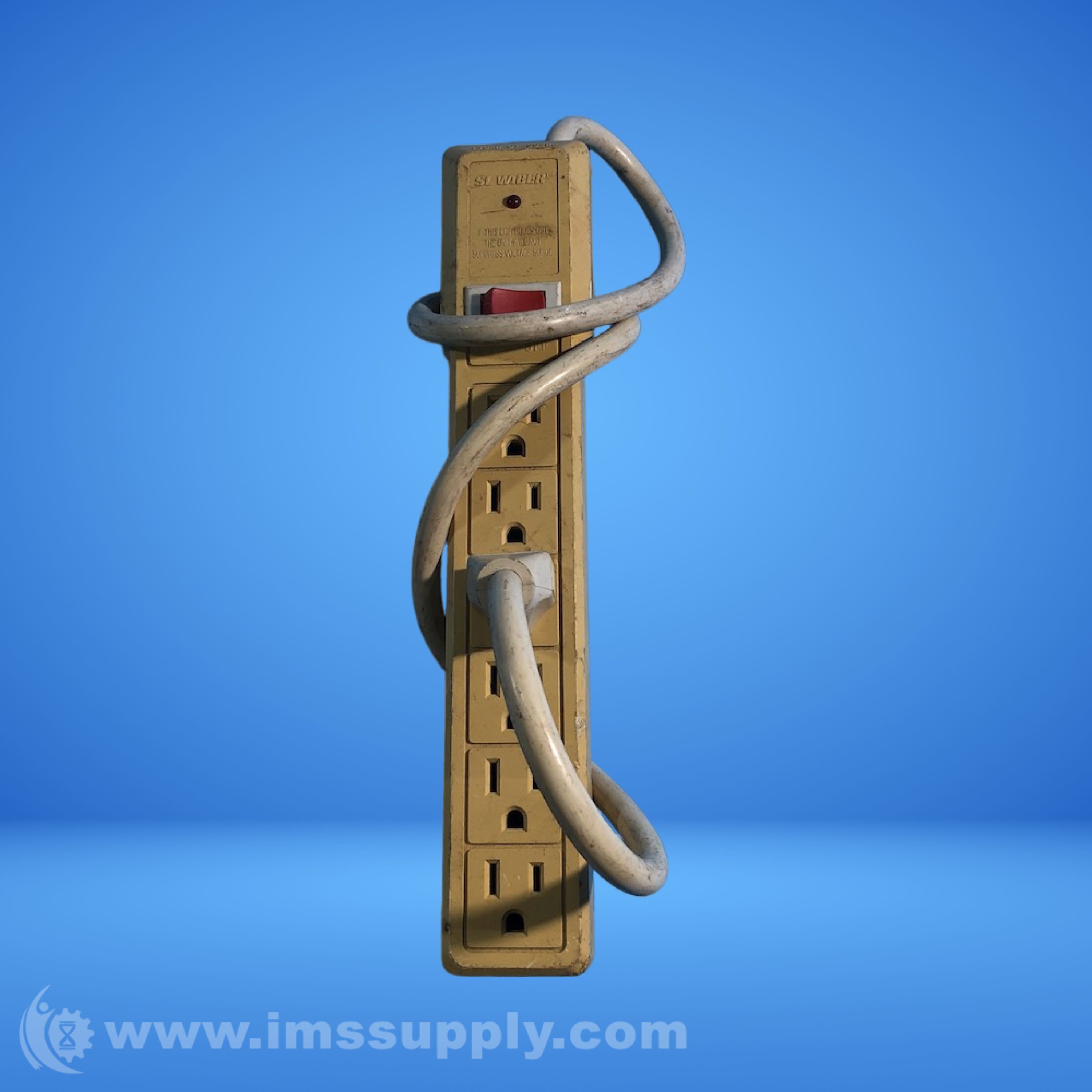 SL Waber Inc. PM6-DP Temporary Power Tap Power Strip, 6 Outlet - IMS Supply
