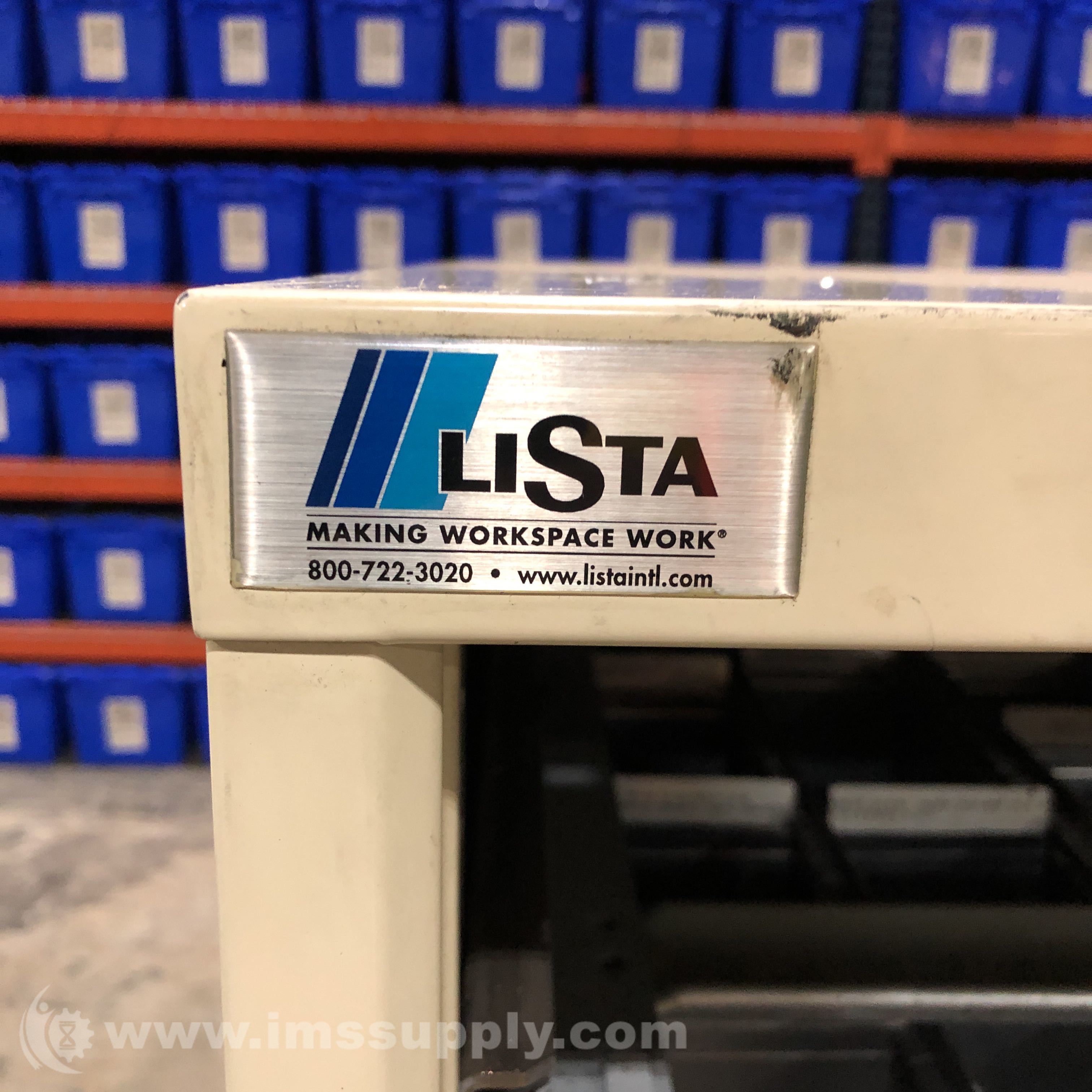 Lista 1 Row 7 Drawer Storage Cabinet Various Drawer Sizes - IMS Supply