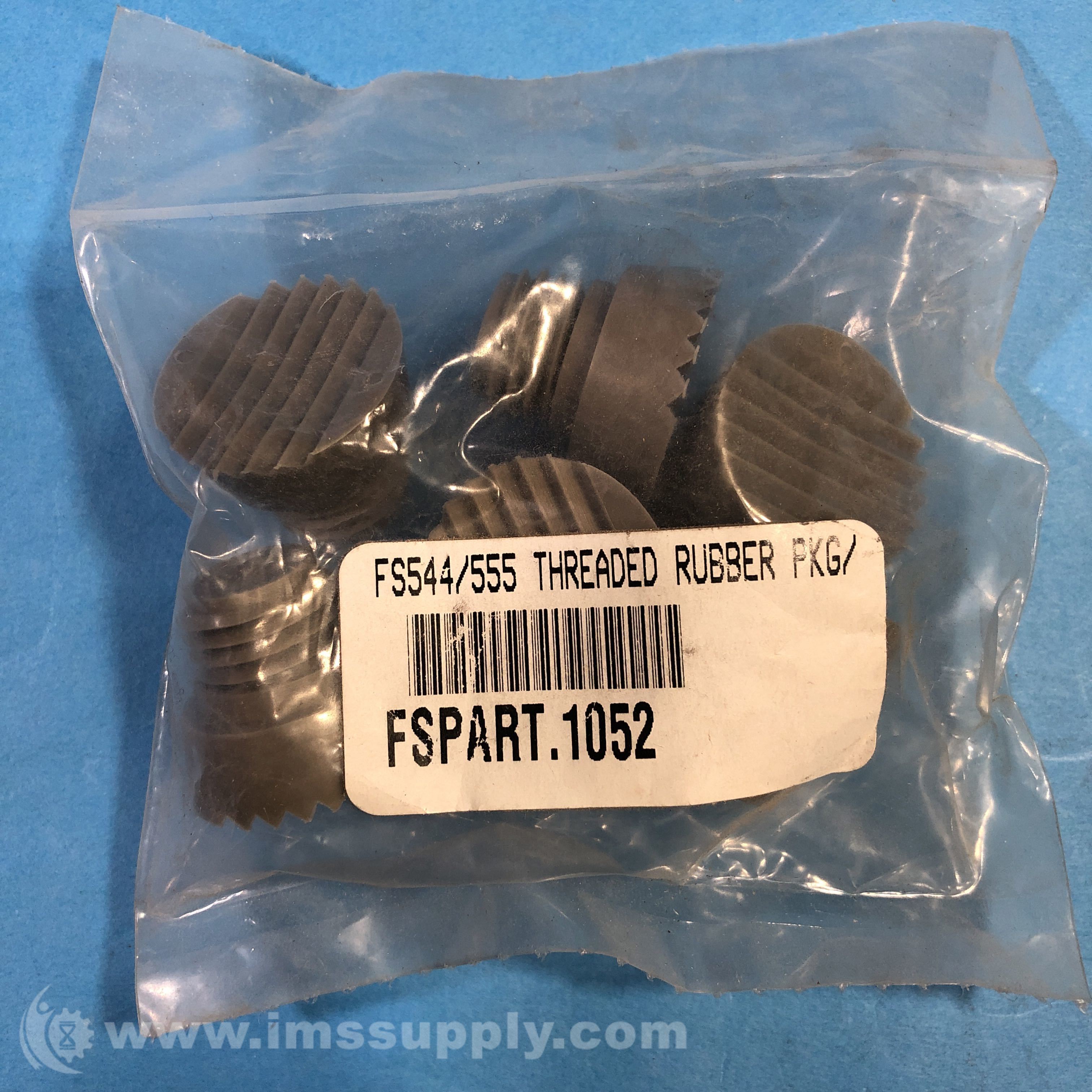Ives FSPART.1052 Bag of 6 Threaded Rubber Feet - IMS Supply