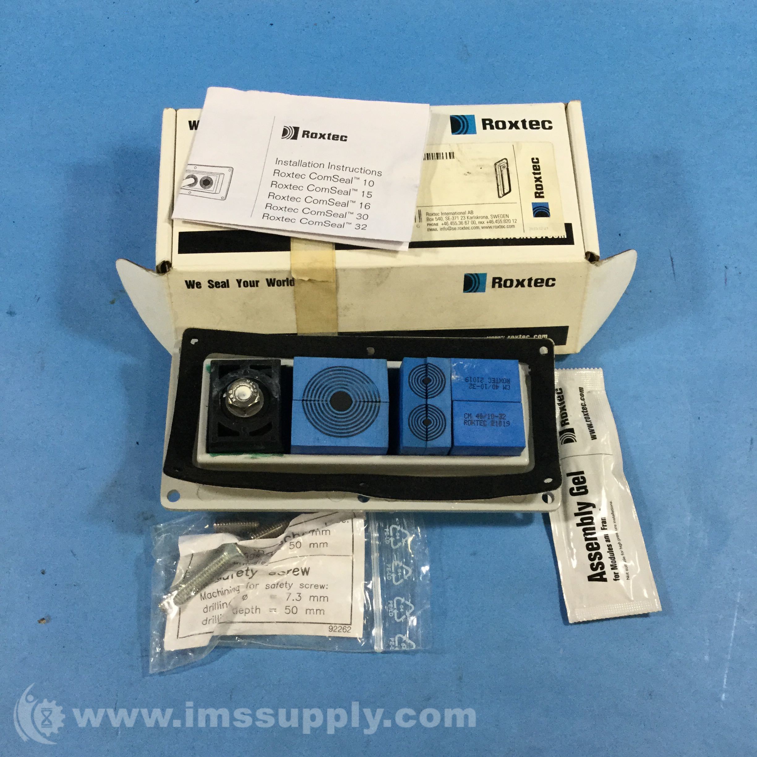 Roxtec COMSEAL 10/4 ComSeal Aluminum Cable Gland Frame/Kit - IMS Supply