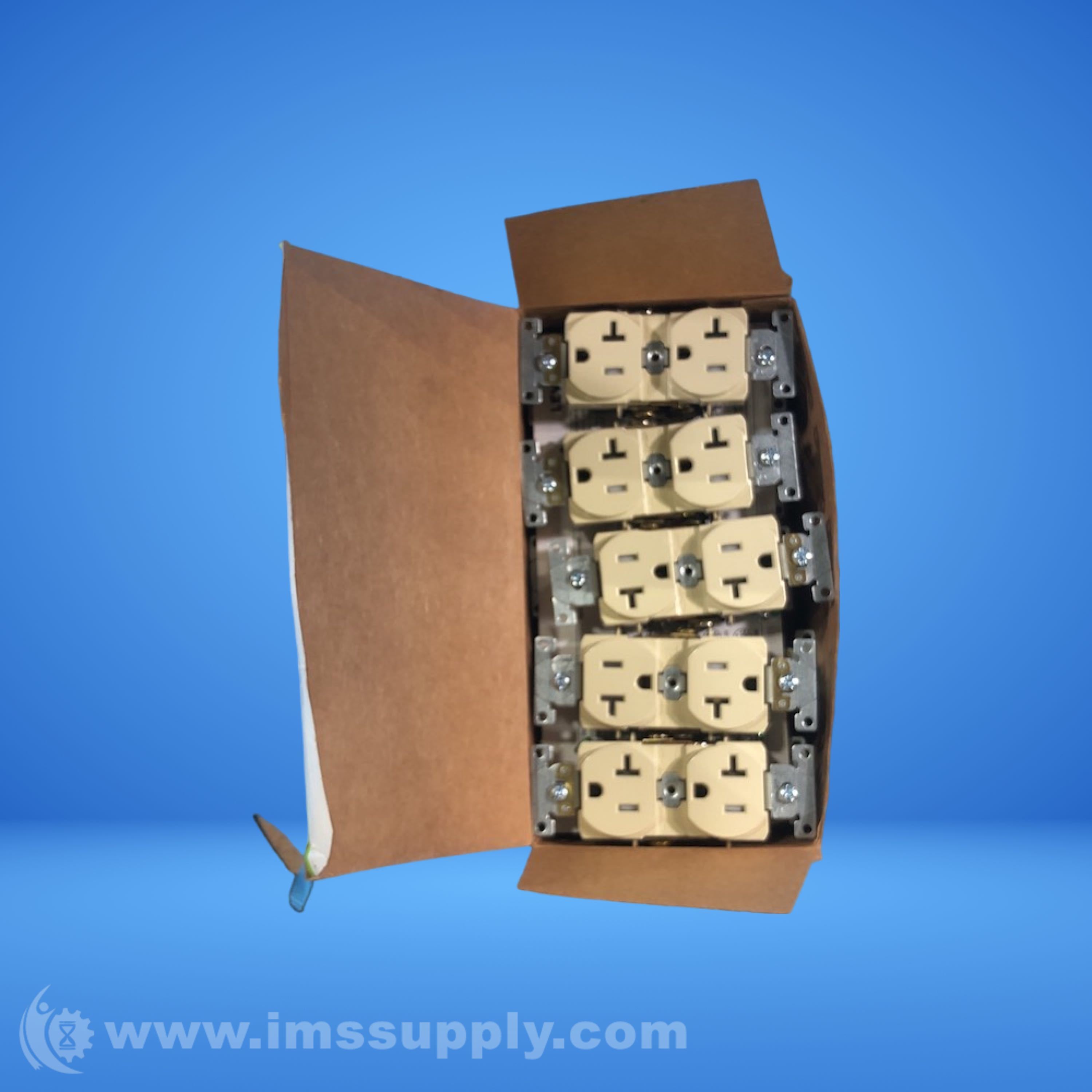 Leviton T5362-I Duplex Receptacle Box of 10 - IMS Supply