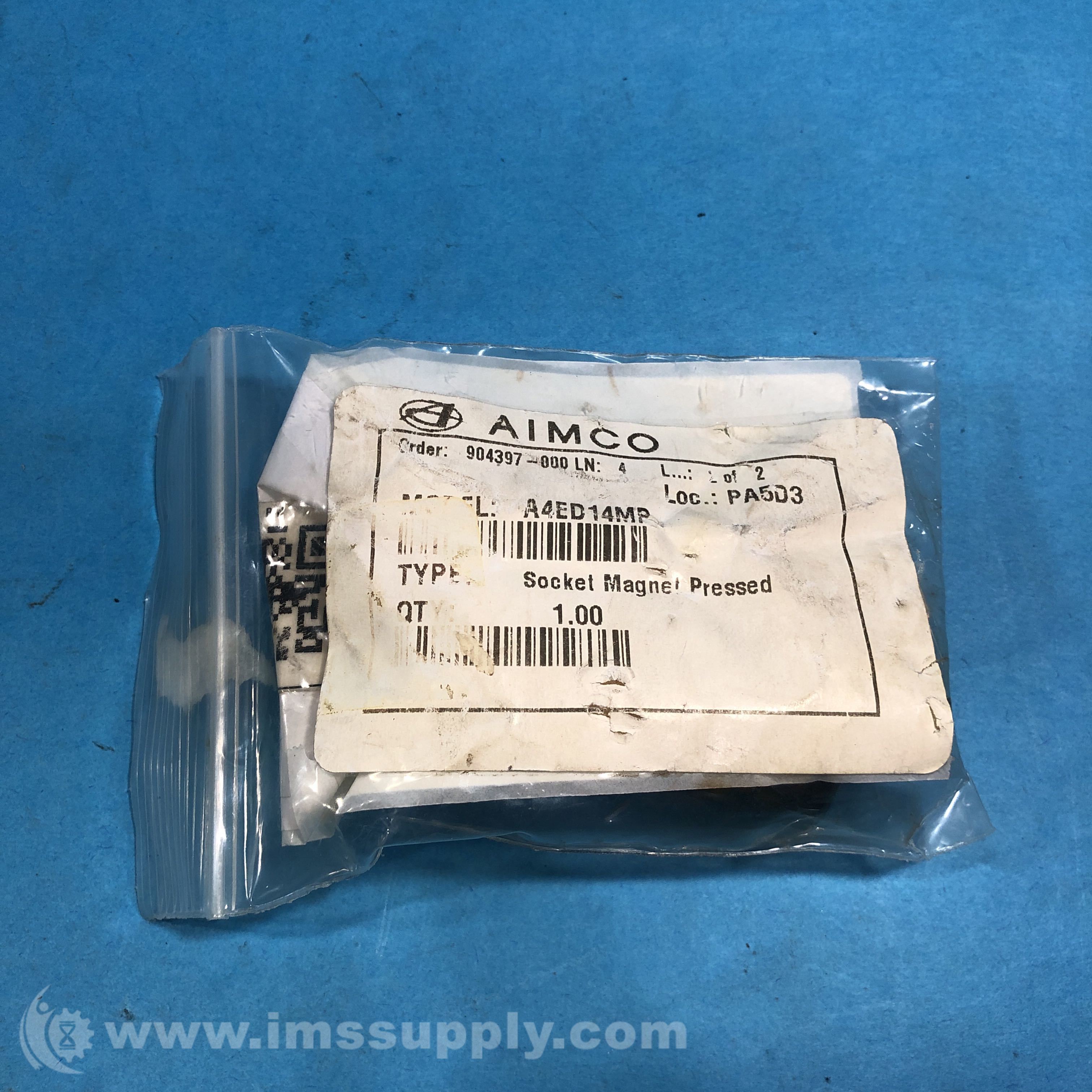 Aimco Corporation A4ED14MP Socket Magnet Pressed - IMS Supply