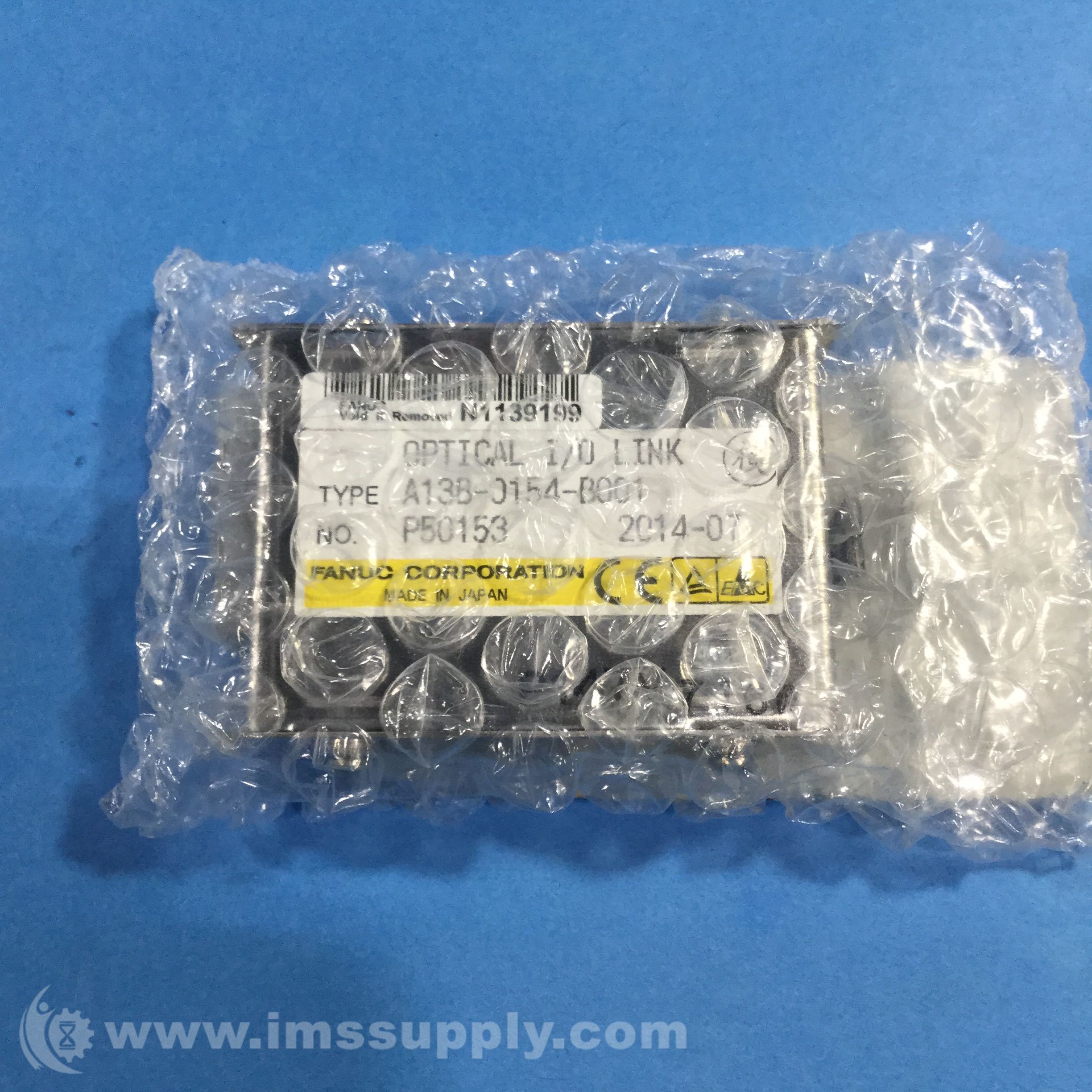 Fanuc A13B-0154-B001 Optical I/O Link Adapter - IMS Supply