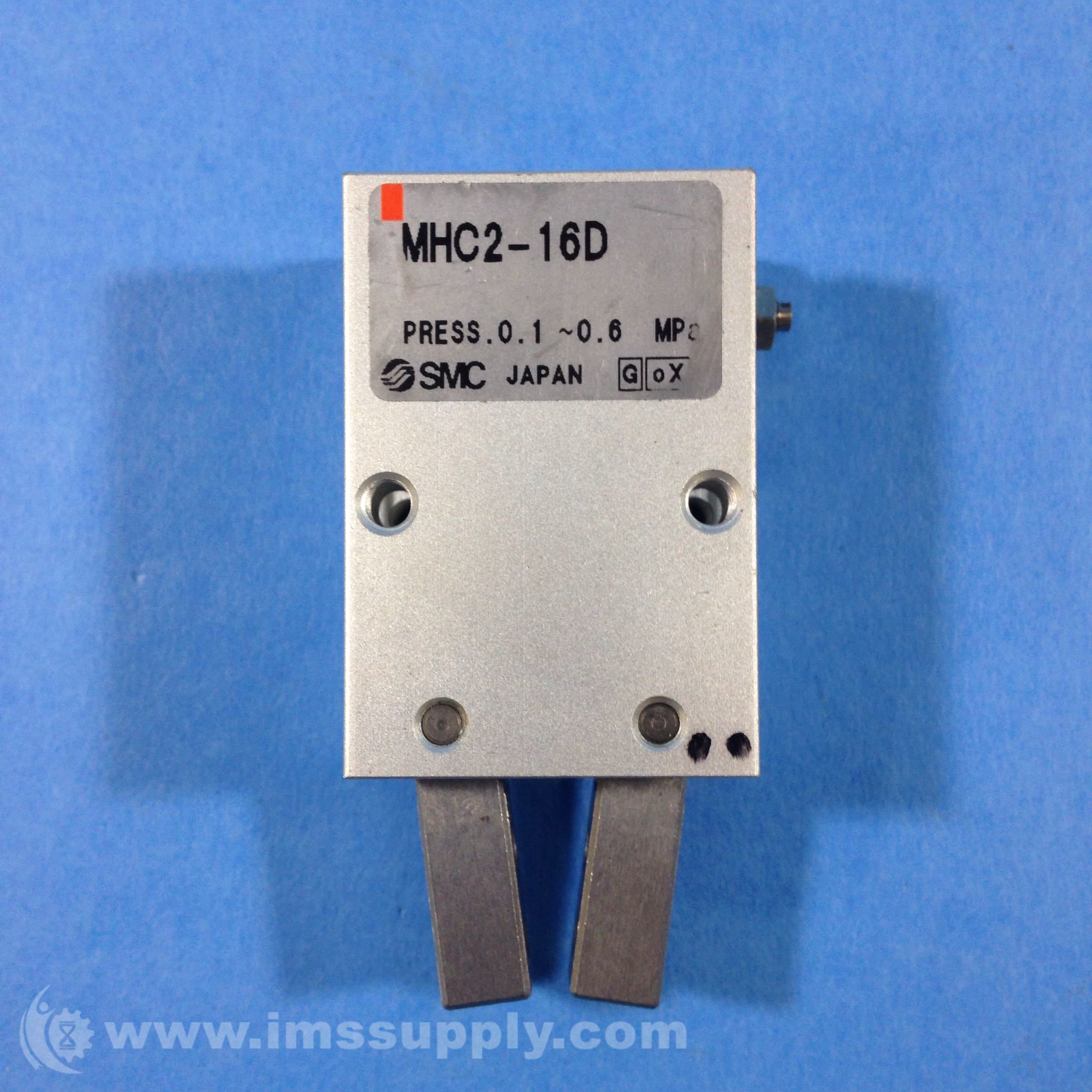 SMC MHC2-16D Pneumatic Angular Gripper 16mm Bore - IMS Supply