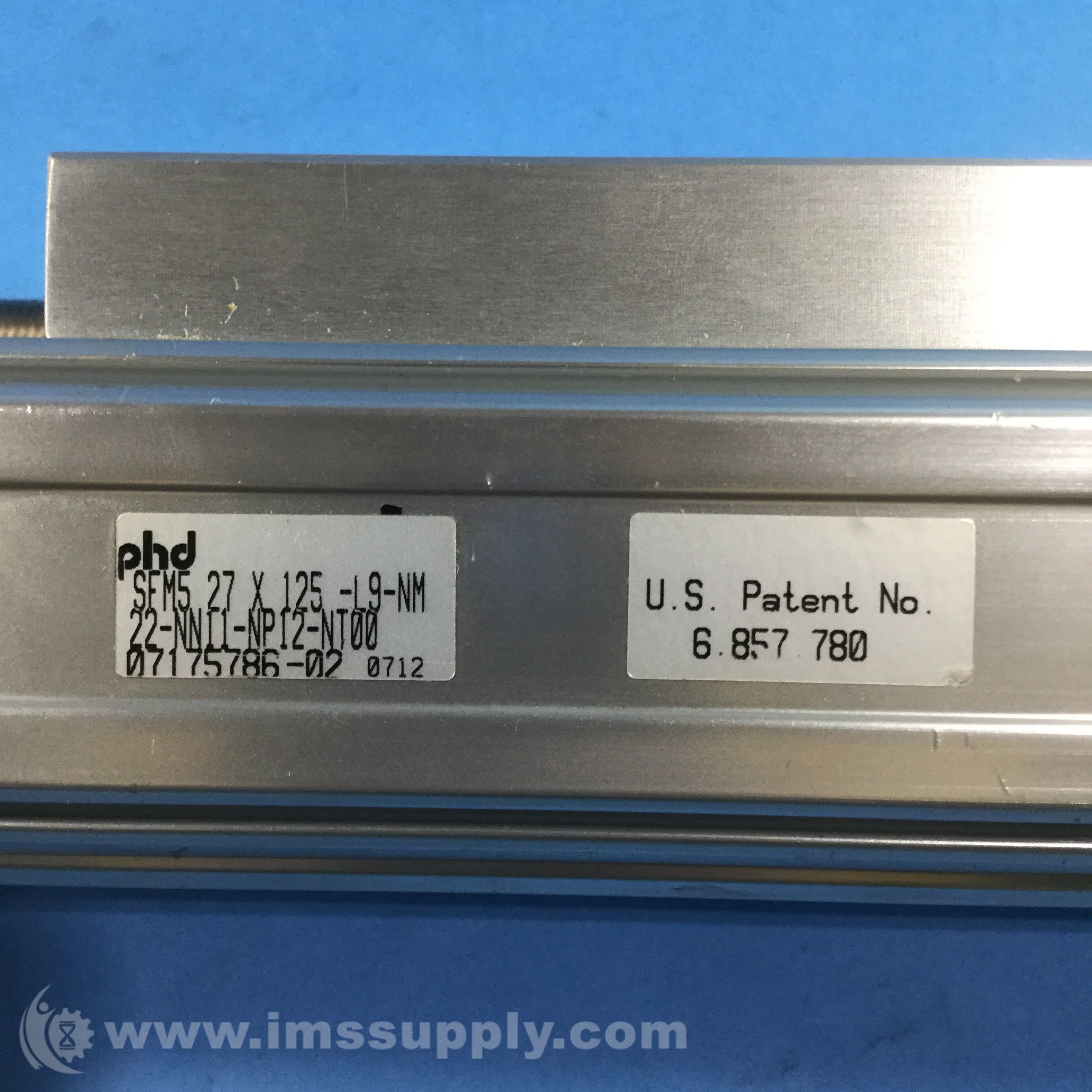 Phd Inc SFM5 27 X 125-L9-NM22-N11-NP12-NT00 Pneumatic Slide - IMS Supply