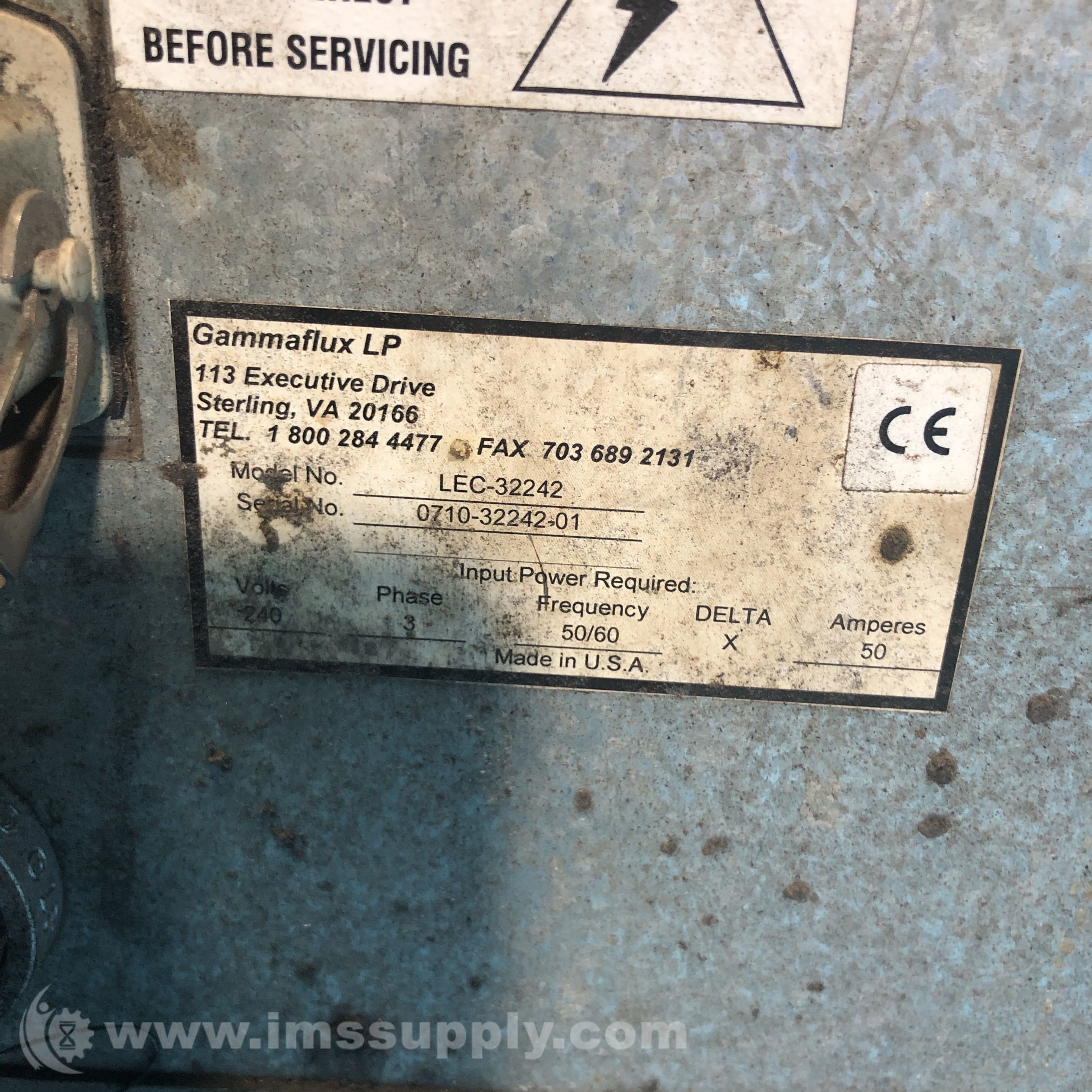 Gammaflux LEC-32242, 6 Zone LEC Injection Machine Controller. - IMS Supply