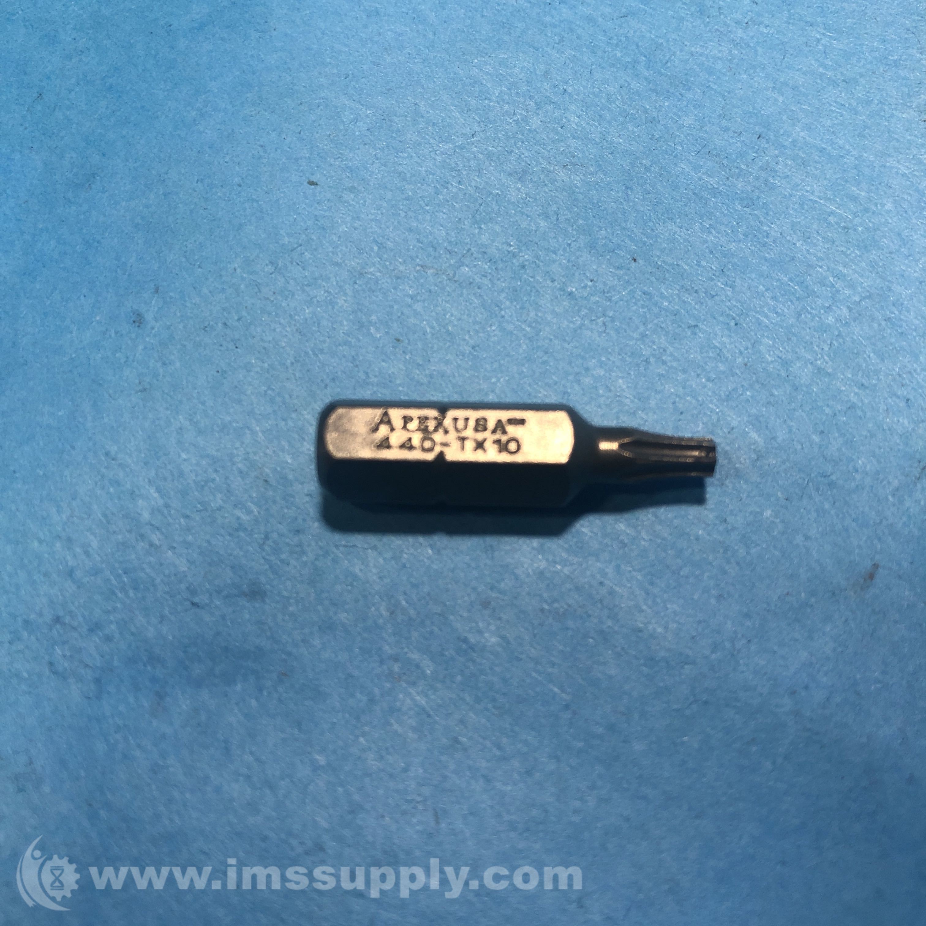 APEX 440-TX10 Torx Bit, 1/4 Driver Size, T10 Size, 1 LG - IMS Supply