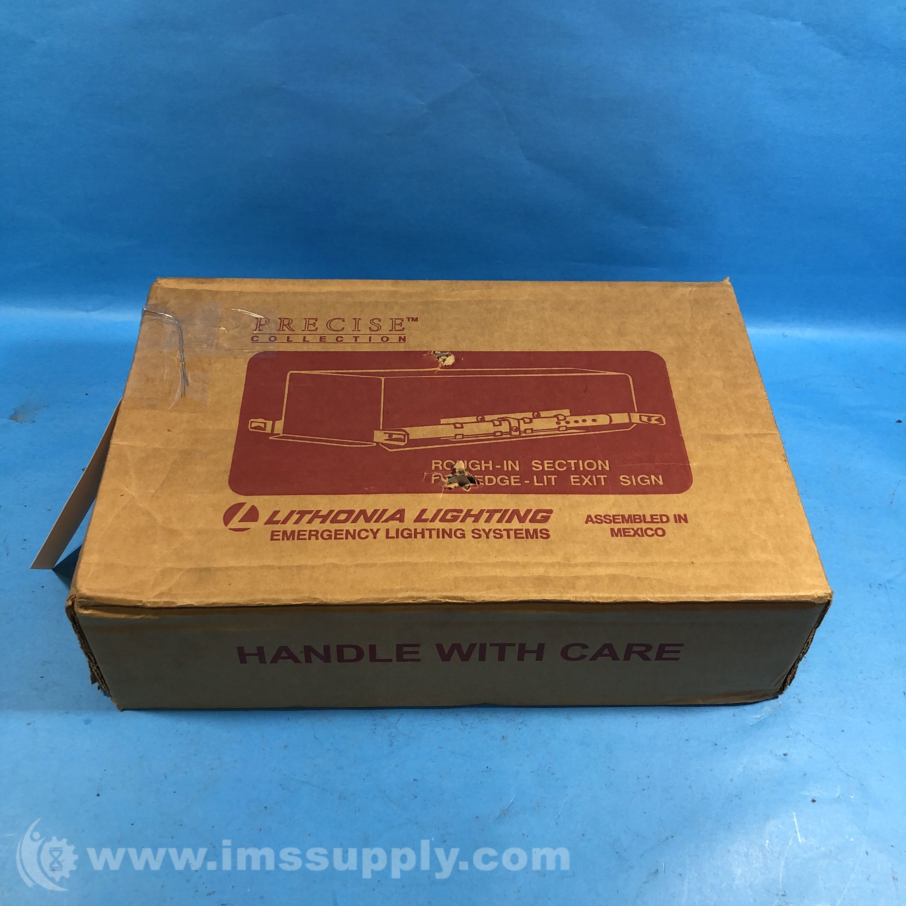 Lithonia Lighting ELA G LRIS 120/277 EL N Rough-In Exit Sign - IMS Supply