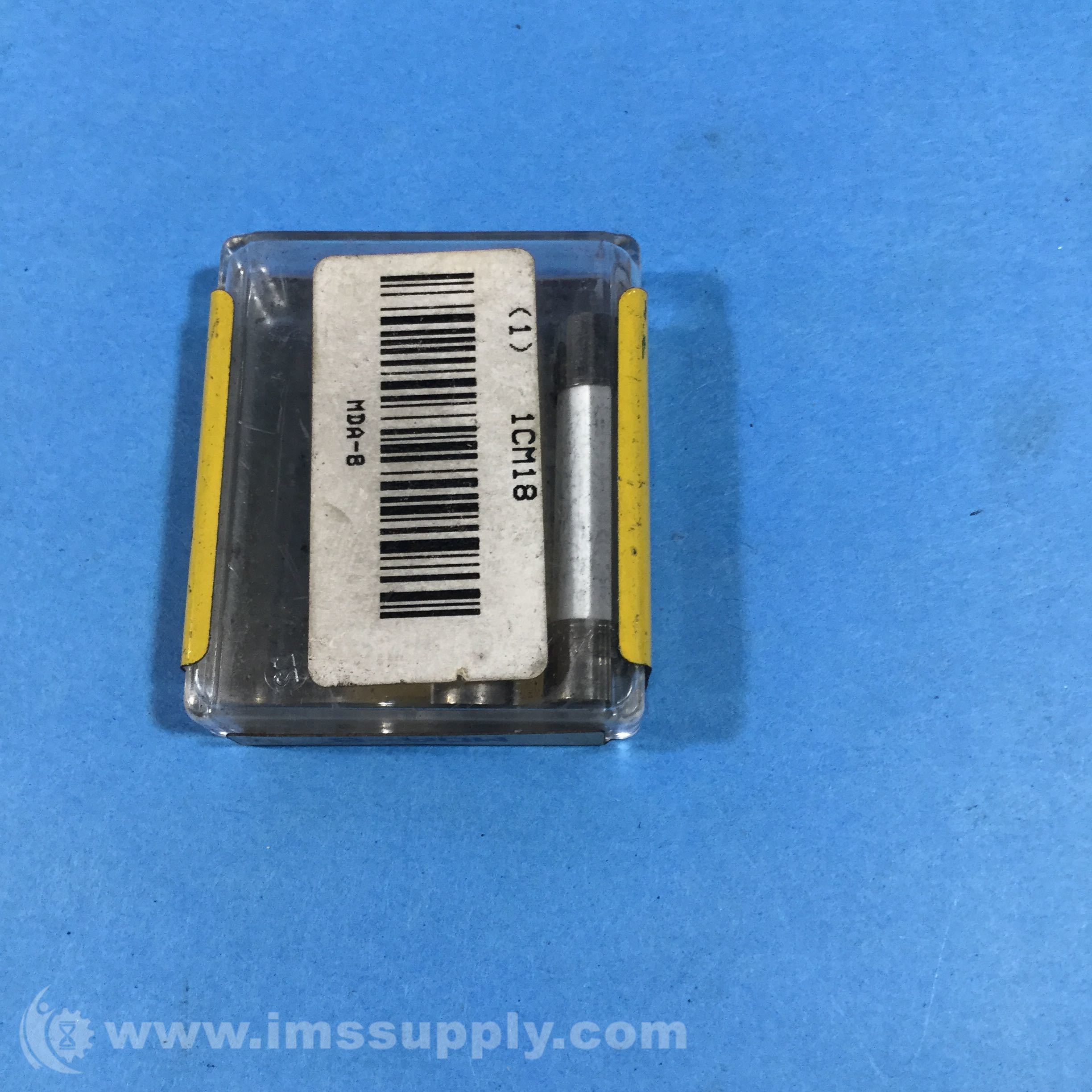 Cooper Bussmann MDA-8 Ceramic Tube Fuse - IMS Supply