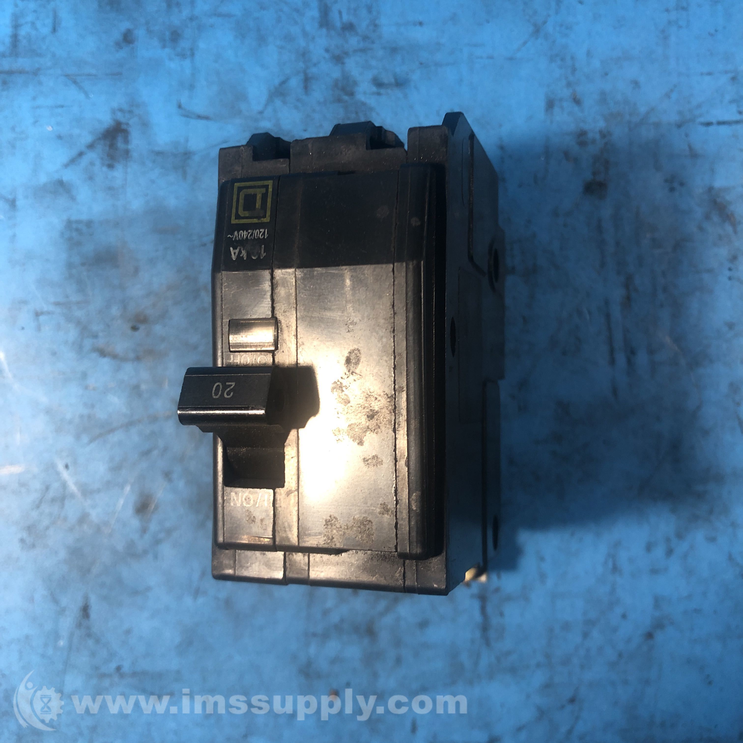 Square D QOB220 Mini Circuit Breaker, QO, 20A, 2 pole, 120/240VAC - IMS ...