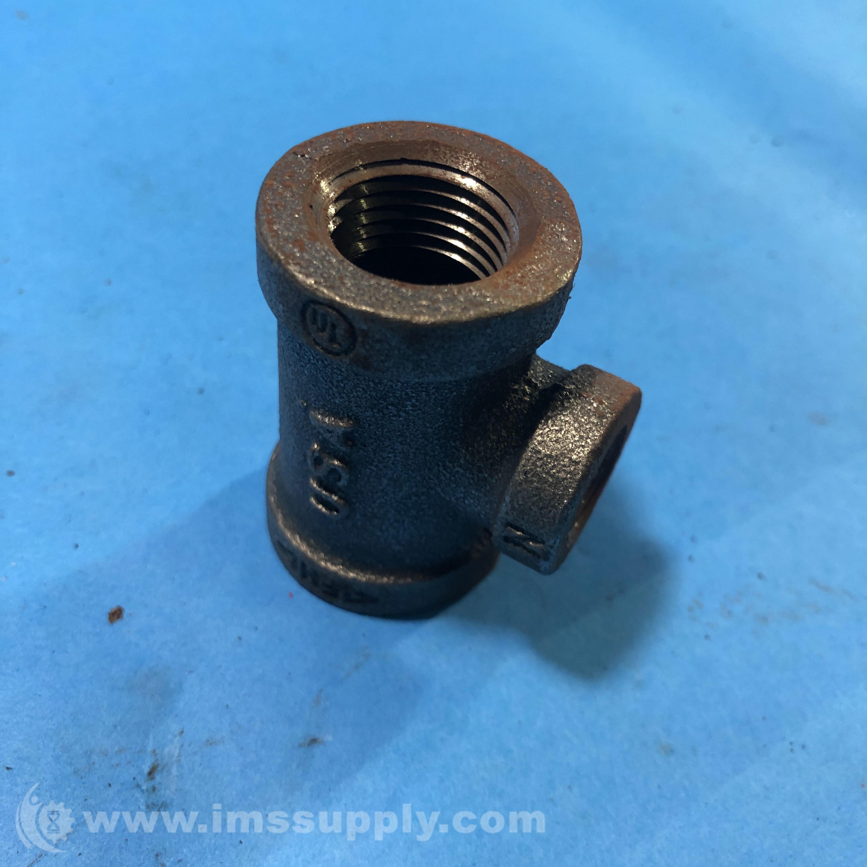 Ward Tee Connector, Threaded Pipe Fitting, Female 1/4x1/2x1/2 - IMS Supply