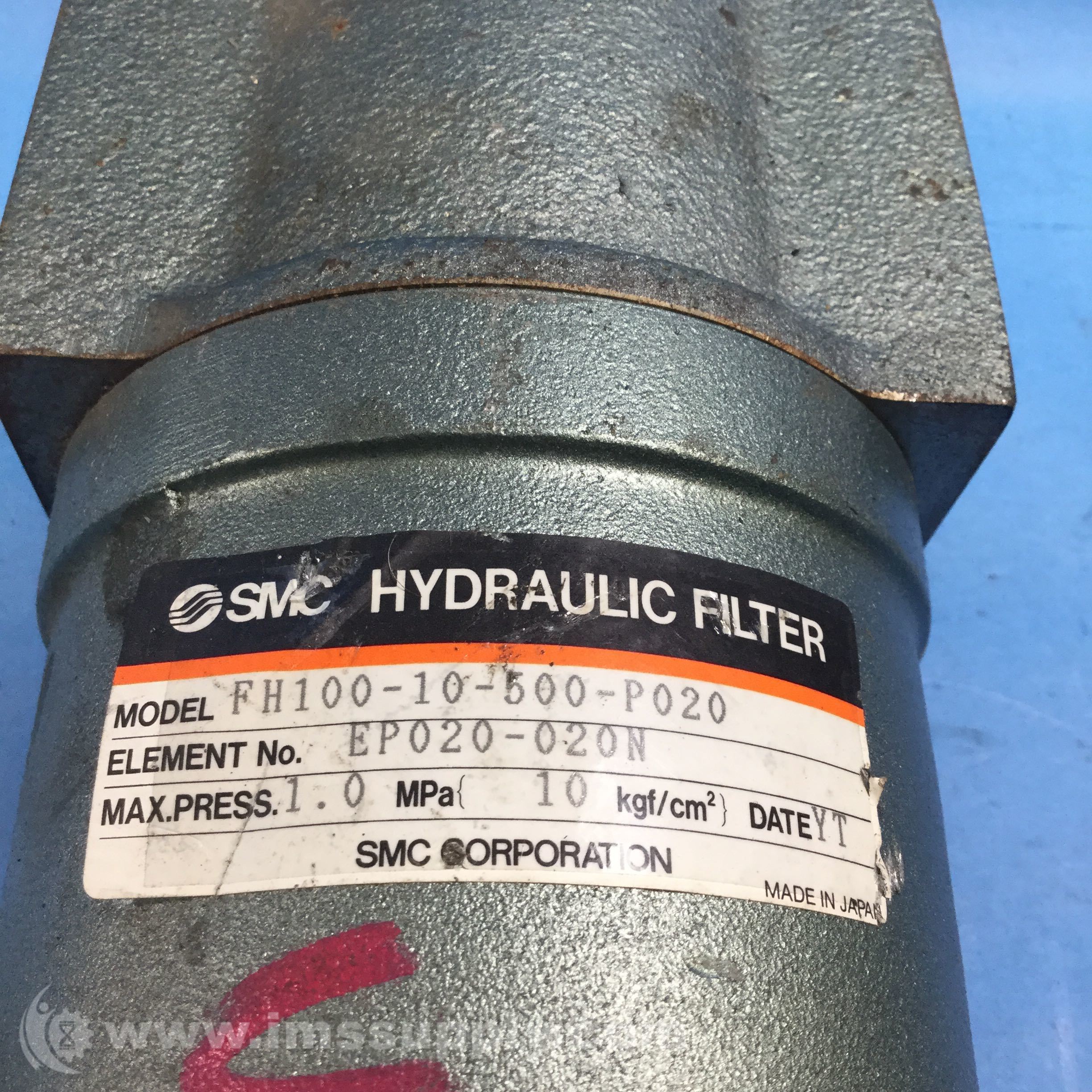SMC FH100-10-500-P020 FHG Hydraulic Filter - IMS Supply