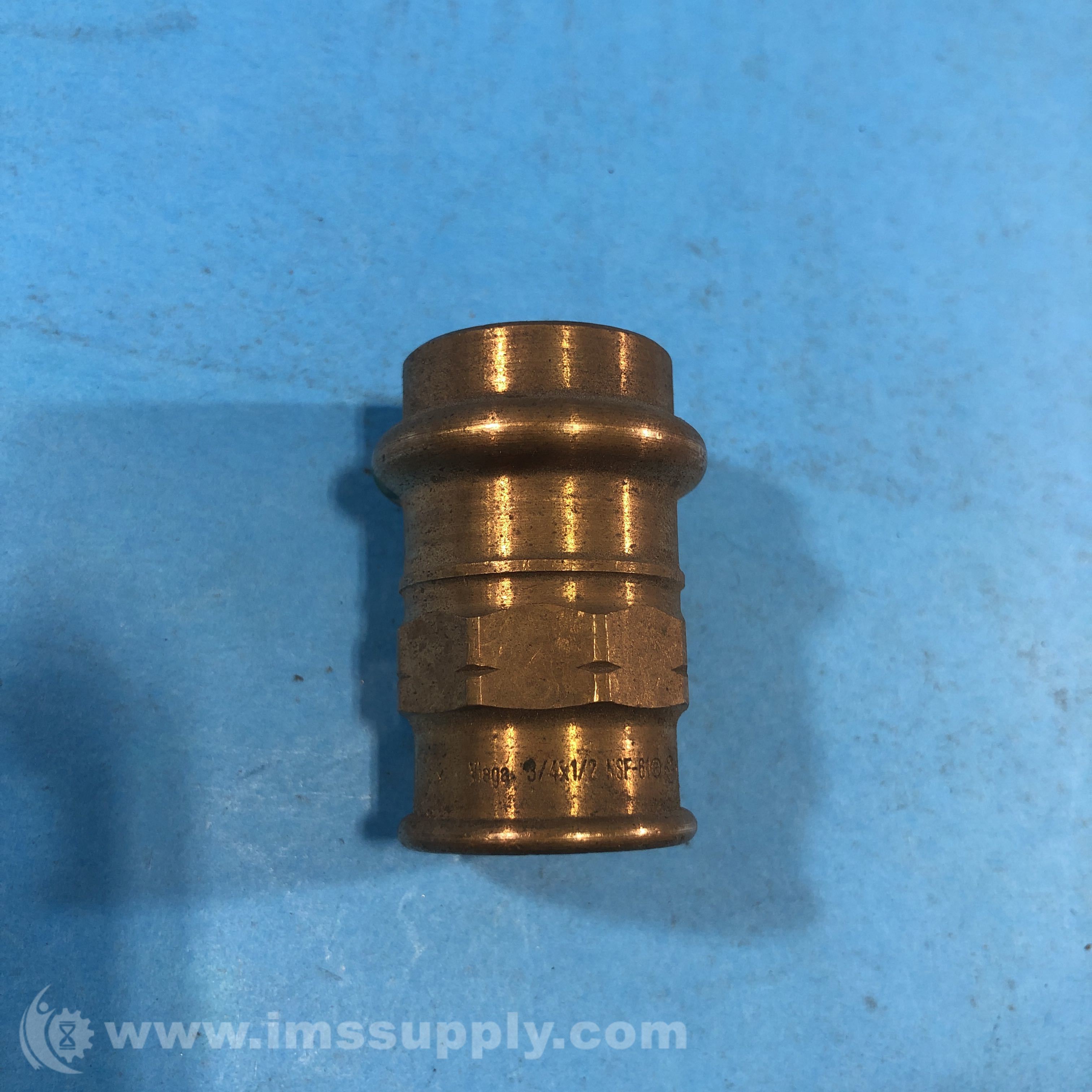 Viega 3/4 x 1/2 Brass Straight Fitting - IMS Supply