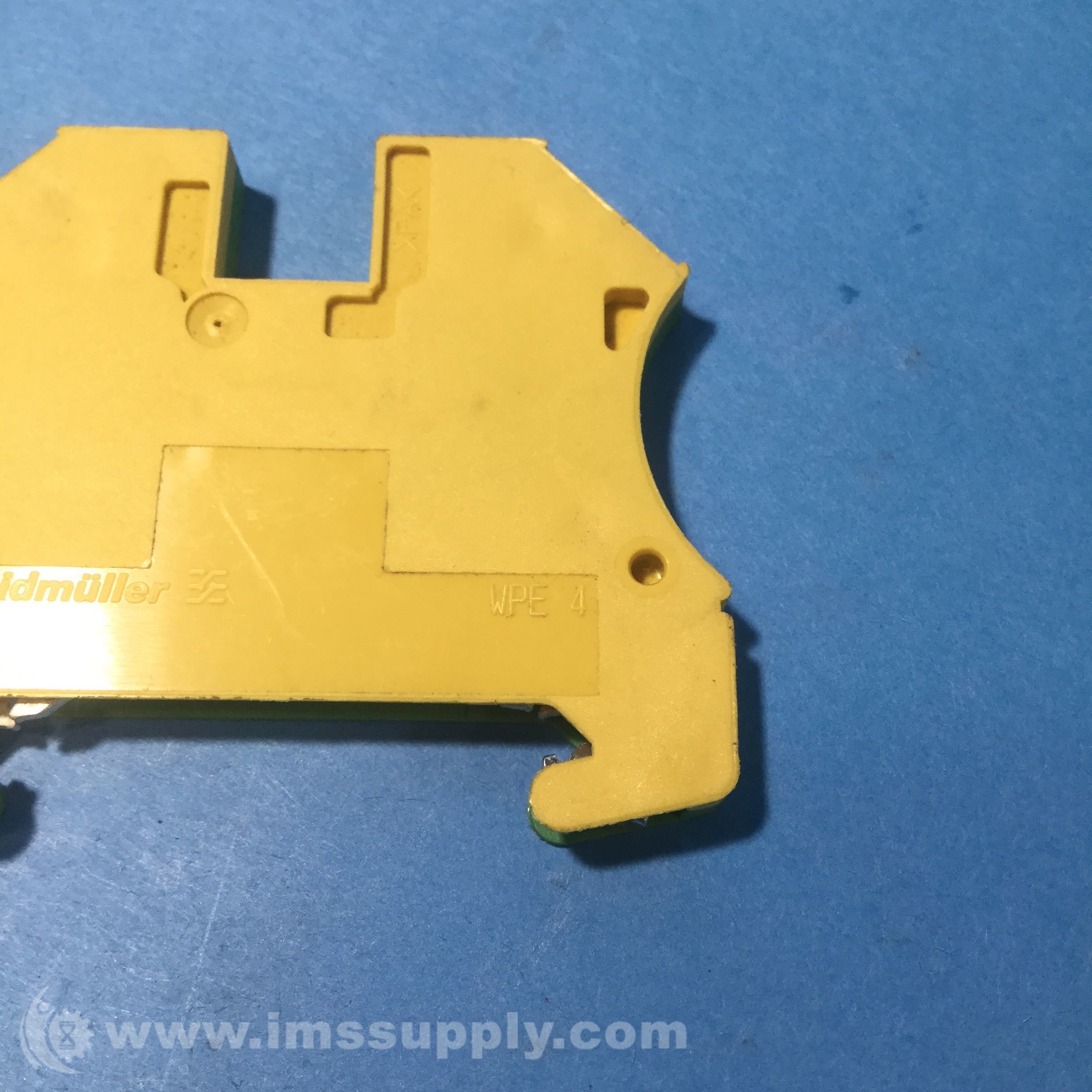 Weidmuller WPE-4 PE Terminal Block - IMS Supply