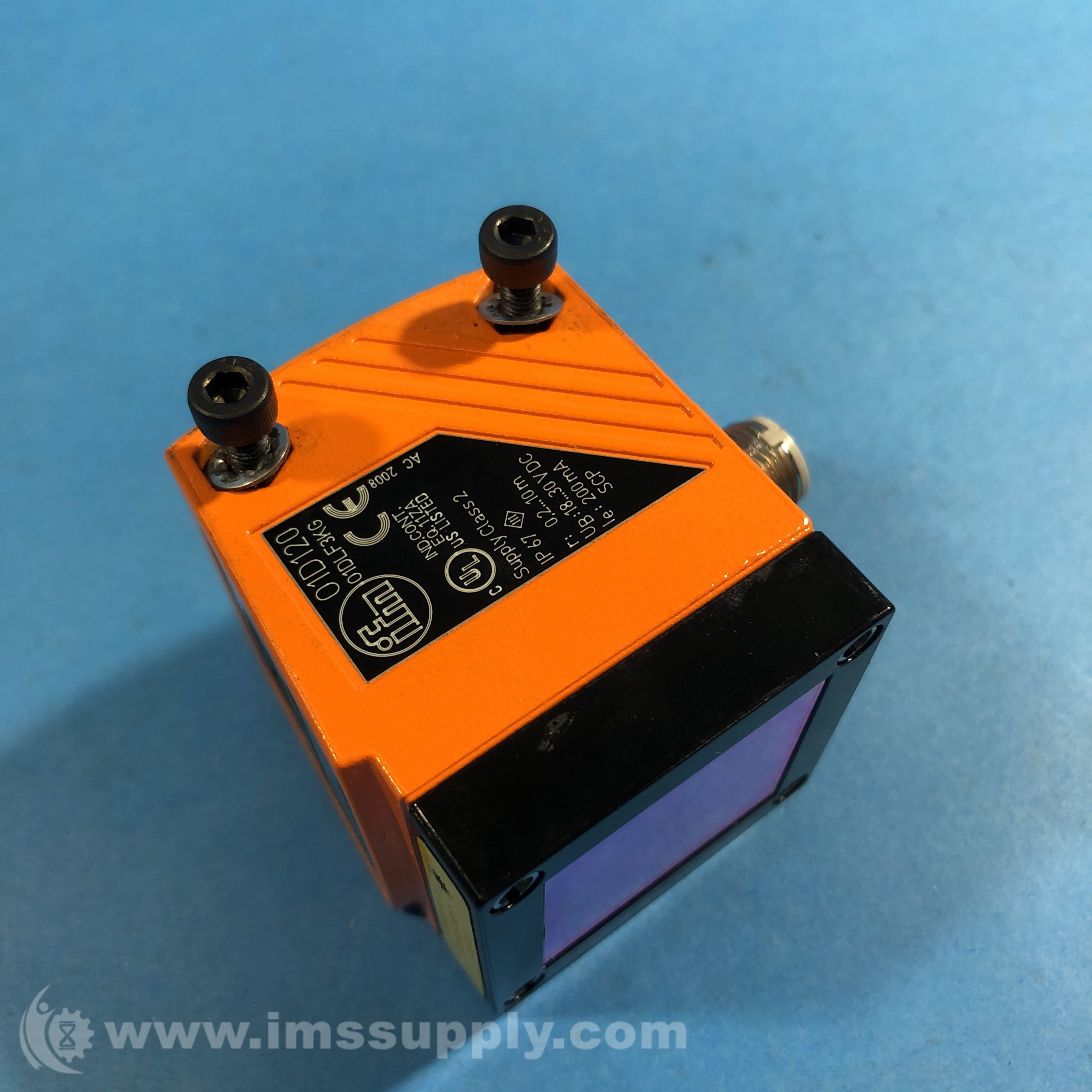 IFM O1D120 Laser Distance Sensor;10m Range - IMS Supply