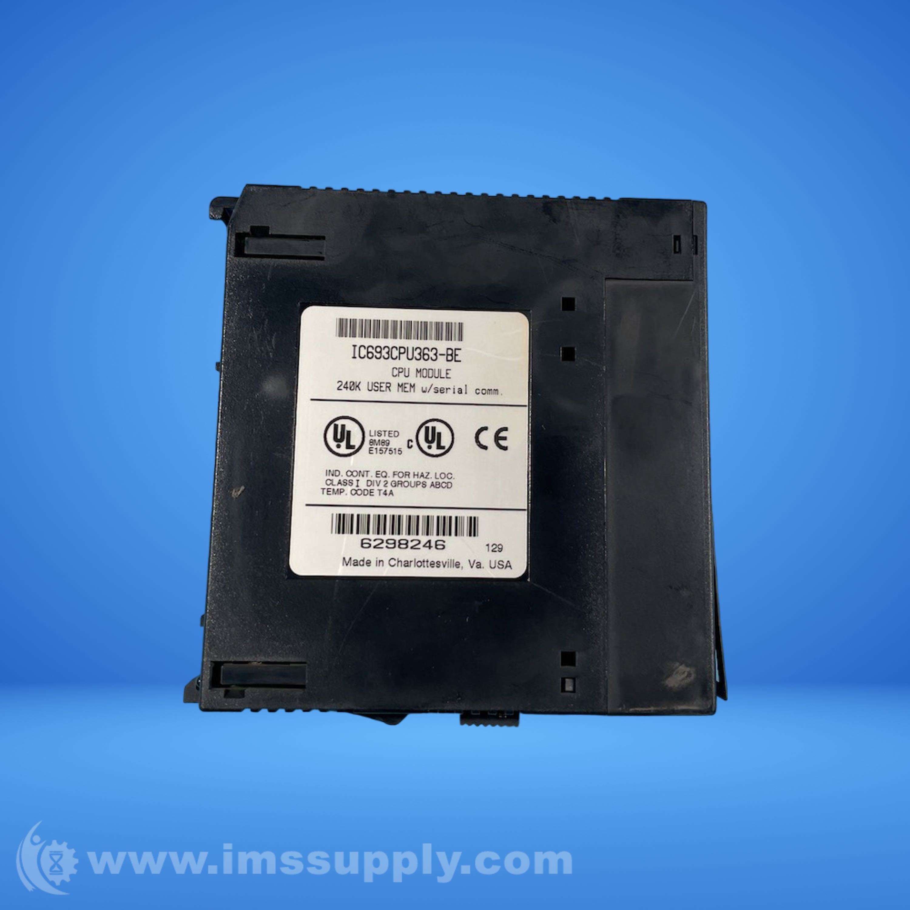 GE Fanuc IC693CPU363-BE CPU Module - IMS Supply