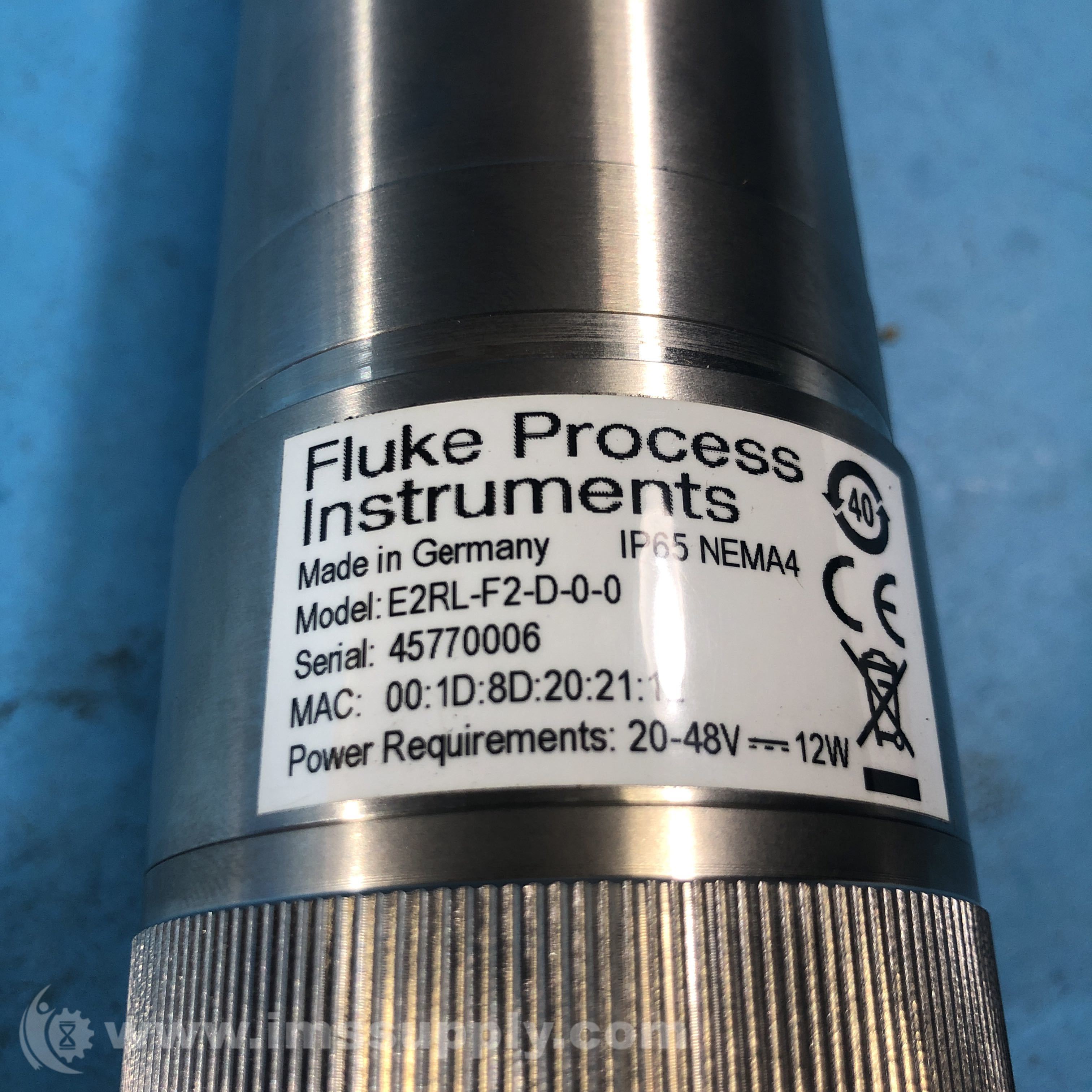 Fluke E2RL-F2-D-0-0 High Temperature Infrared Pyrometer - IMS Supply