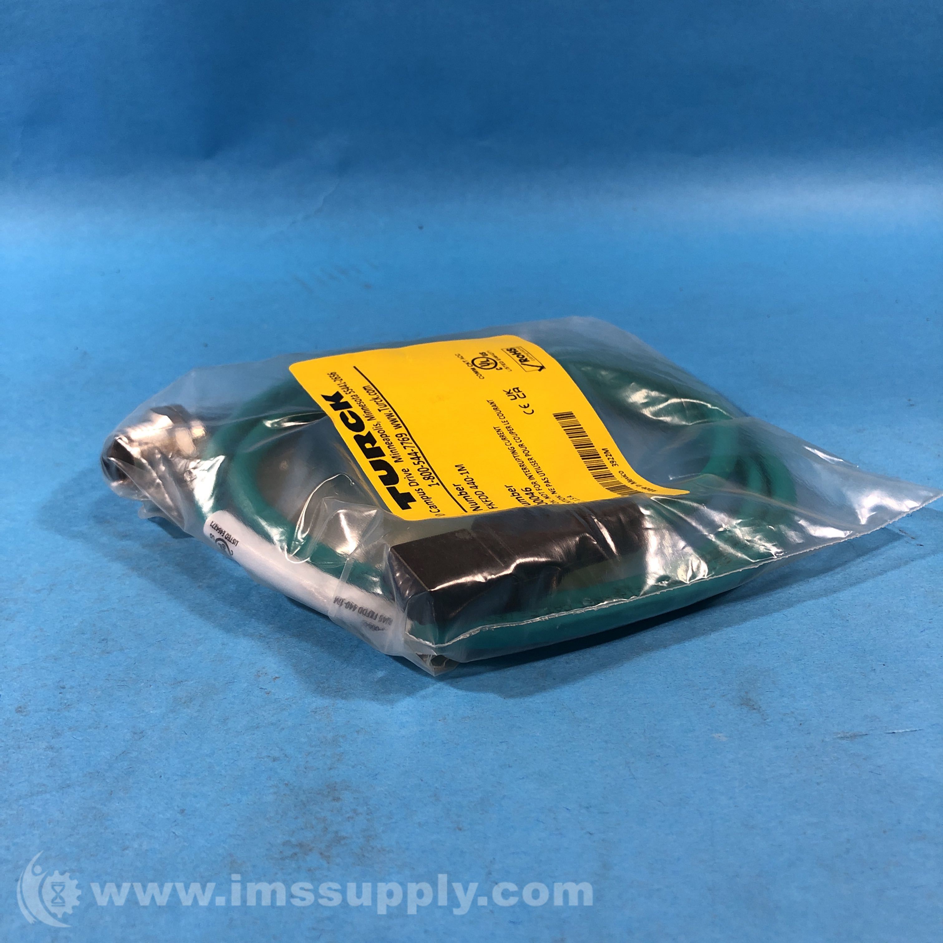 Turck RJ45 FKFDD 440-1M Double Ended Cordset - IMS Supply