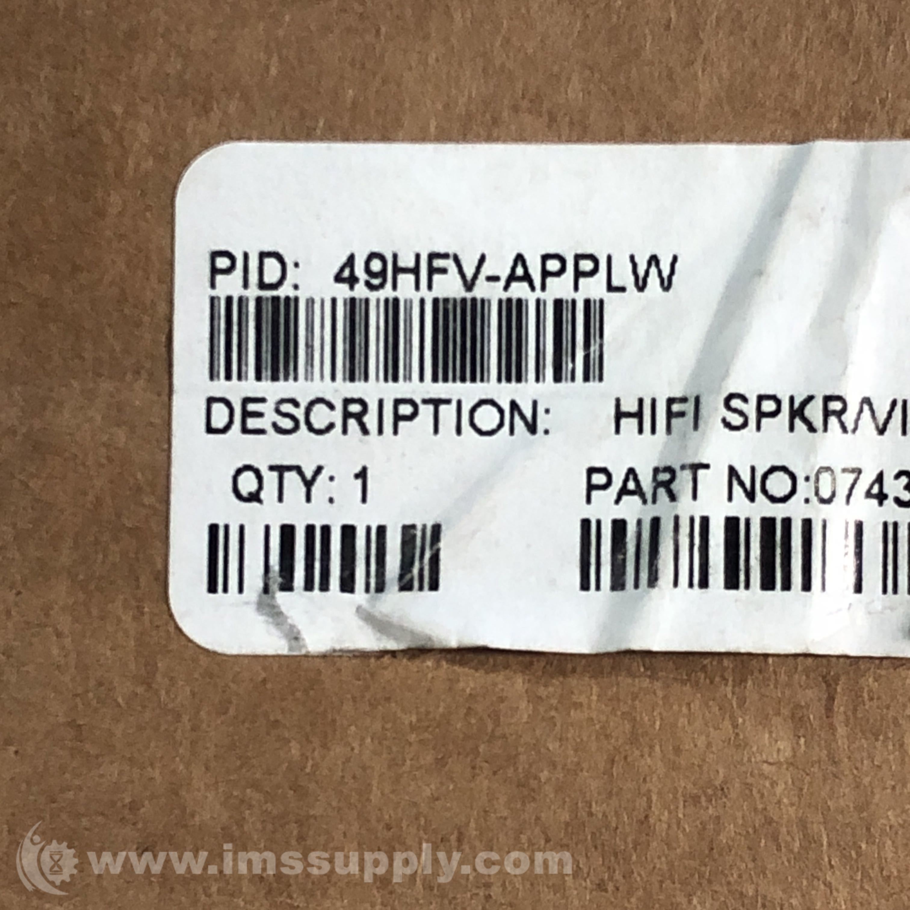 Simplex 49HFV-APPLW Wall Mount, High Fidelity Speaker-Strobe - IMS Supply