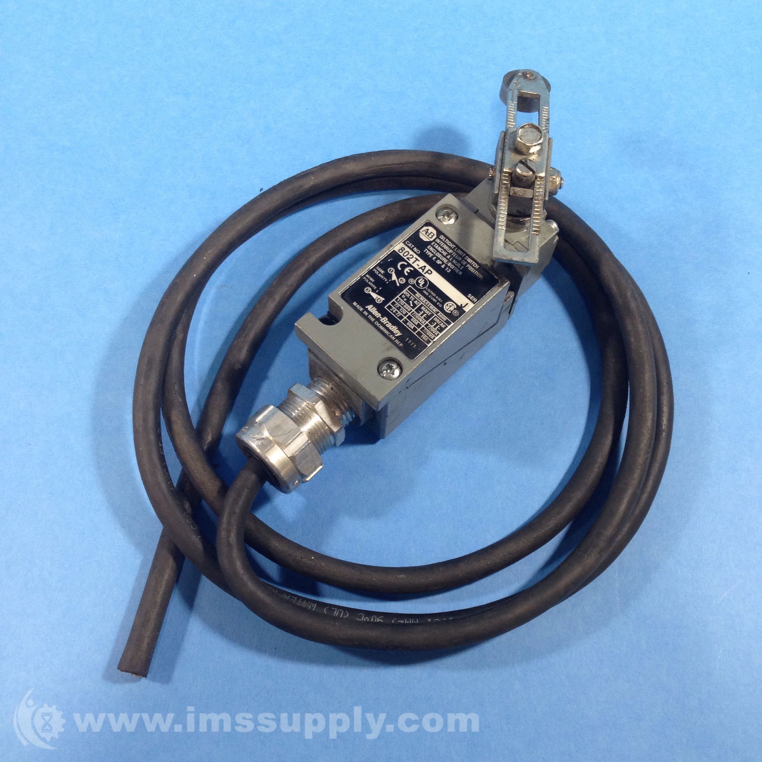 Allen Bradley 802T-AP Limit Switch For Parts or Repair - IMS Supply