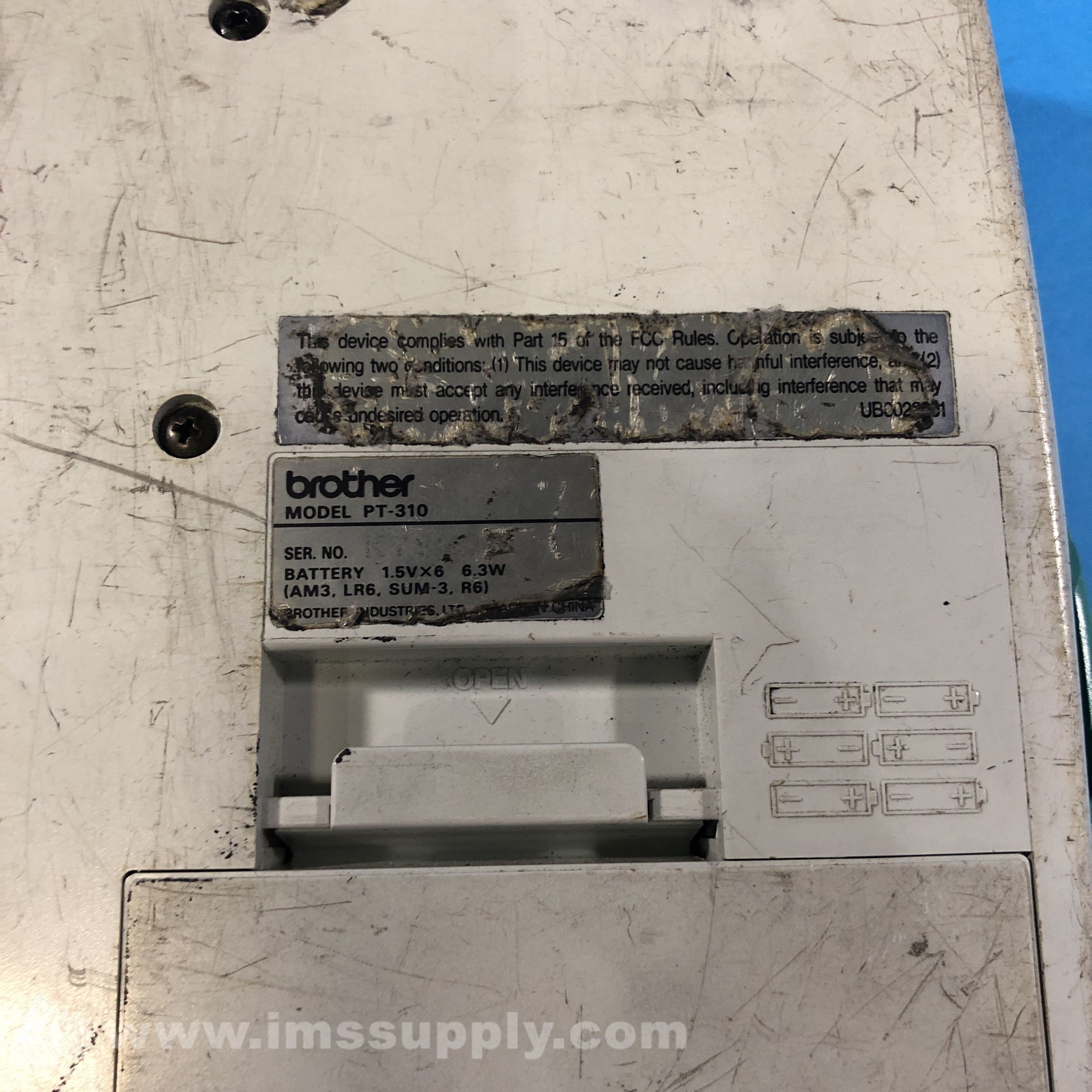 Brother PT-310 P-Touch Extra, Electronic Label Maker - IMS Supply