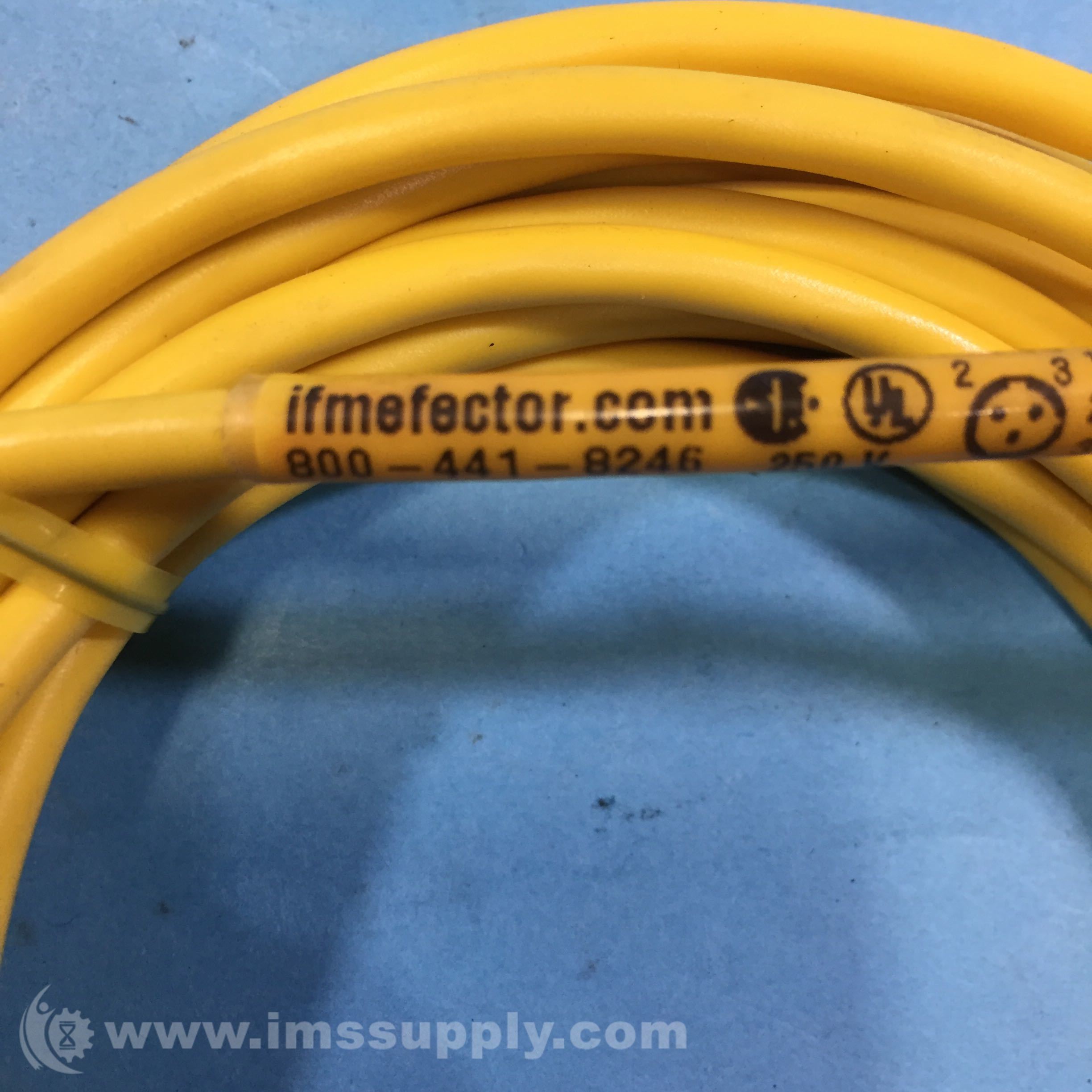 IFM Efector E18213 PVC Female Cordset, 5M LG, 1/2 Connector - IMS Supply