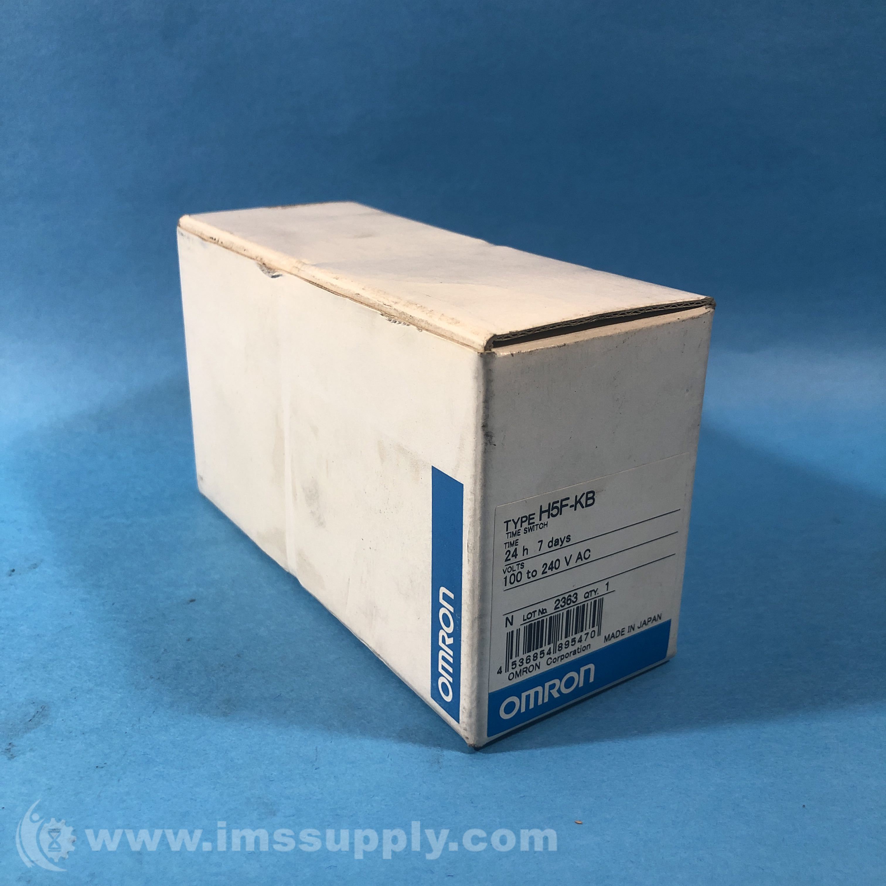 Omron H5F-KB Time Switch, Panel Mount Timer - IMS Supply