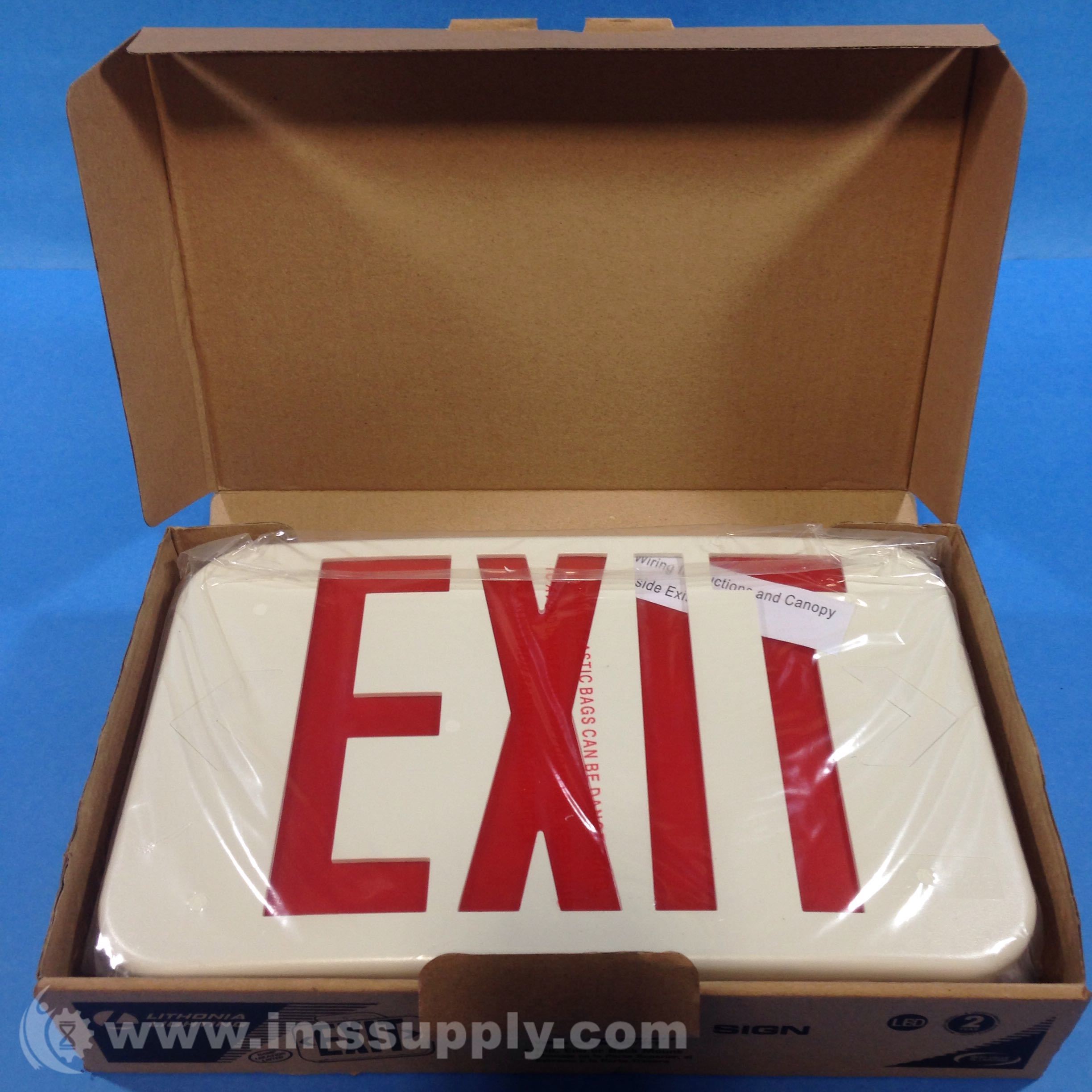 Lithonia Lighting LED Exit Sign 13M595 - IMS Supply