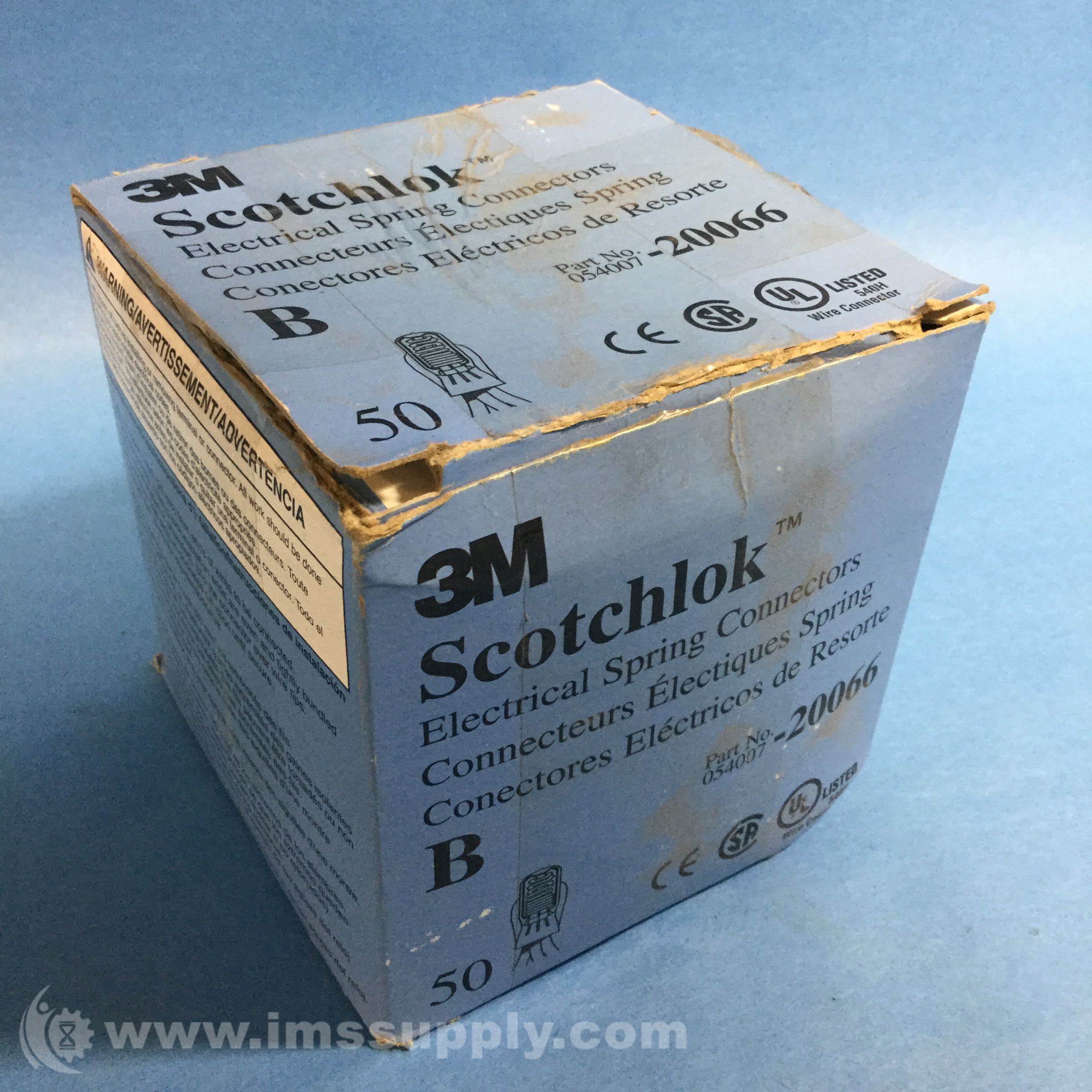 3M 054007-20066 Spring Connector Insulated - IMS Supply