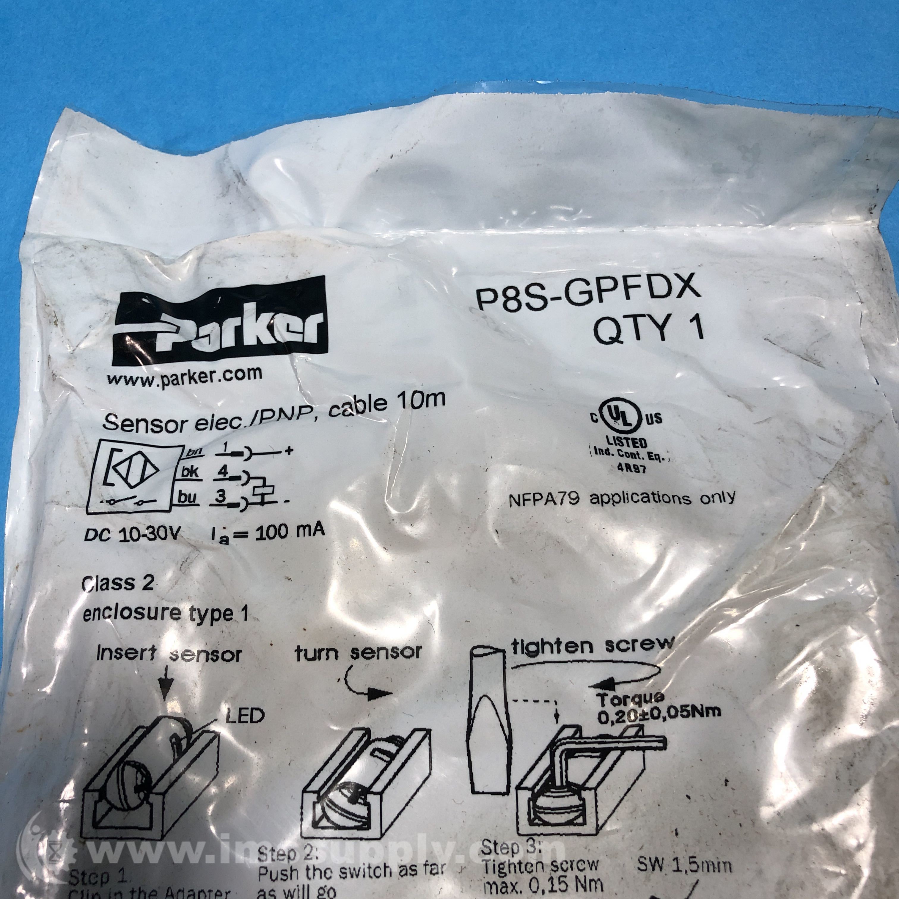 Parker P8S-GPFDX P8S Series Position Sensor - IMS Supply