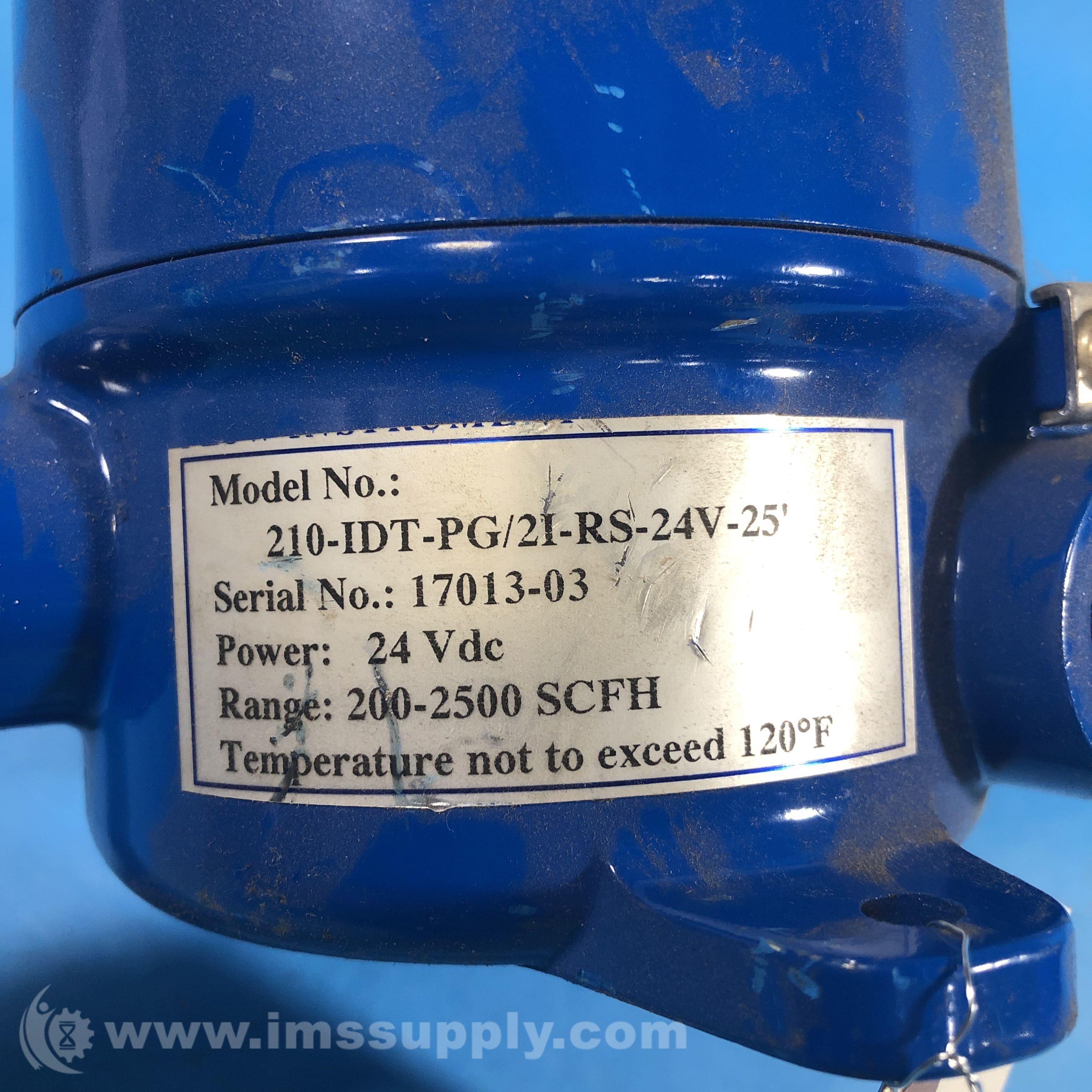 Intek 210-IDT-PG/2I-RS-24V-25' Flow Instrument - IMS Supply