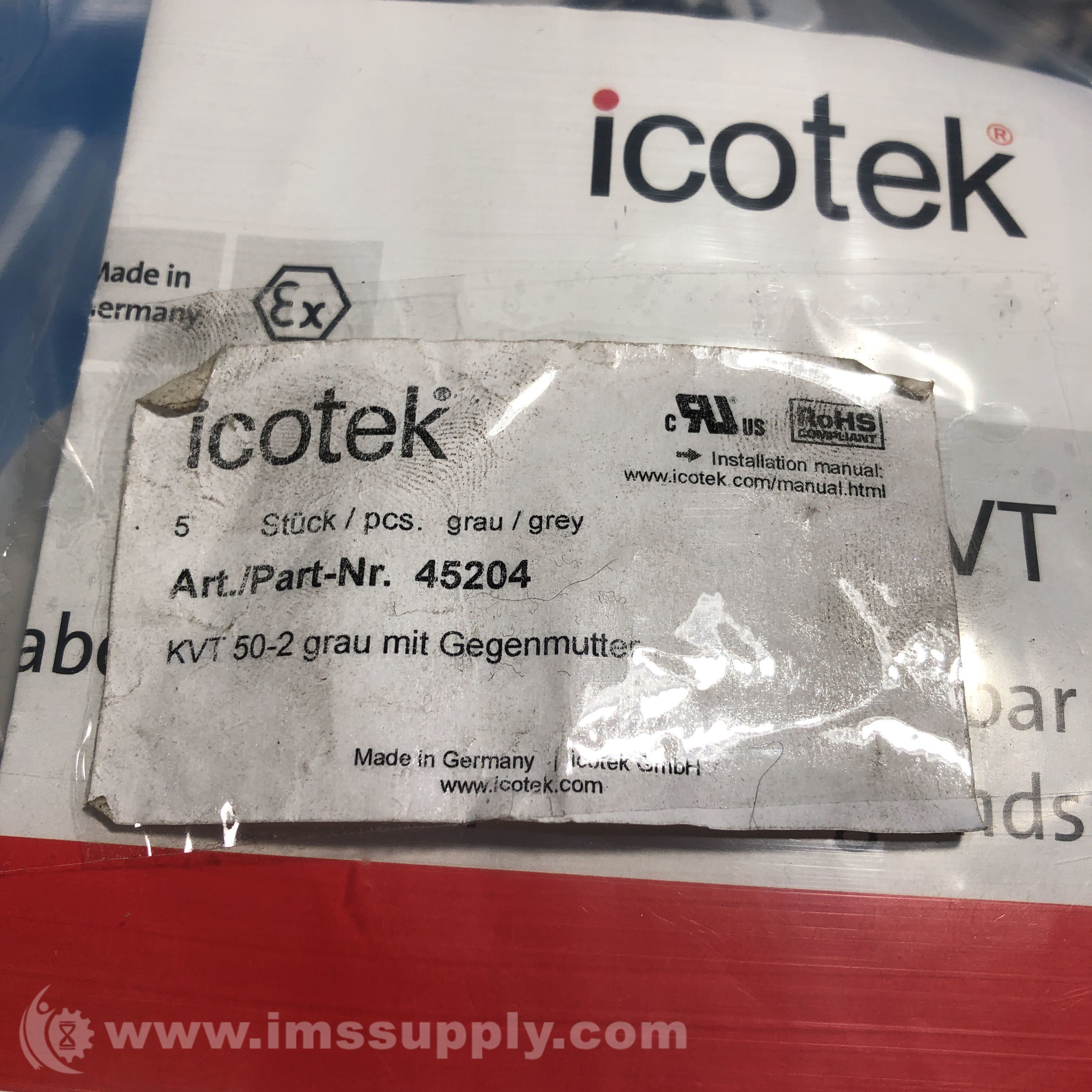 Icotek 45204 Bag of 5 Split Cable Glands - IMS Supply