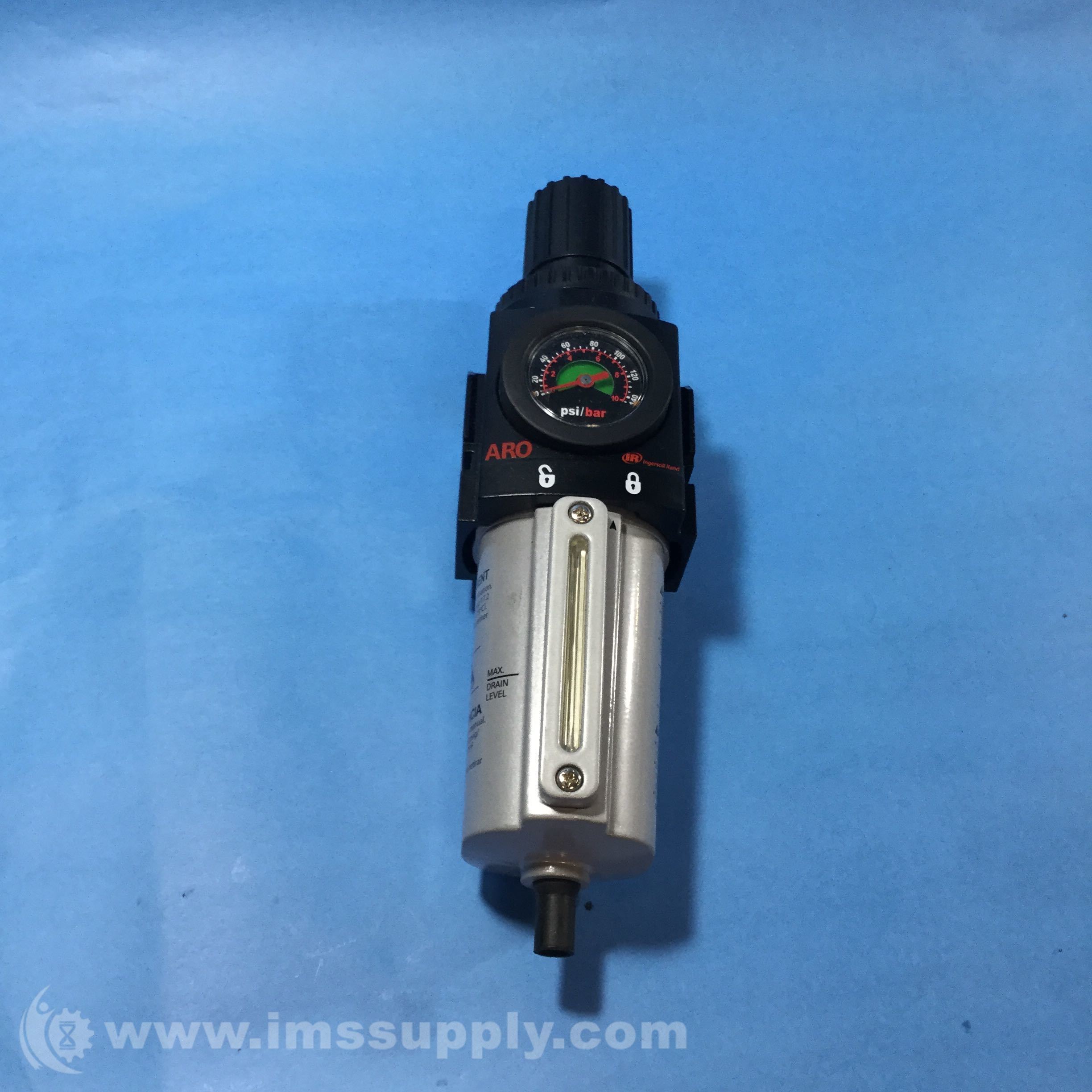 Ingersoll Rand P39344-610 Filter-Regulator (Piggyback), 1/2'' NPT - IMS ...