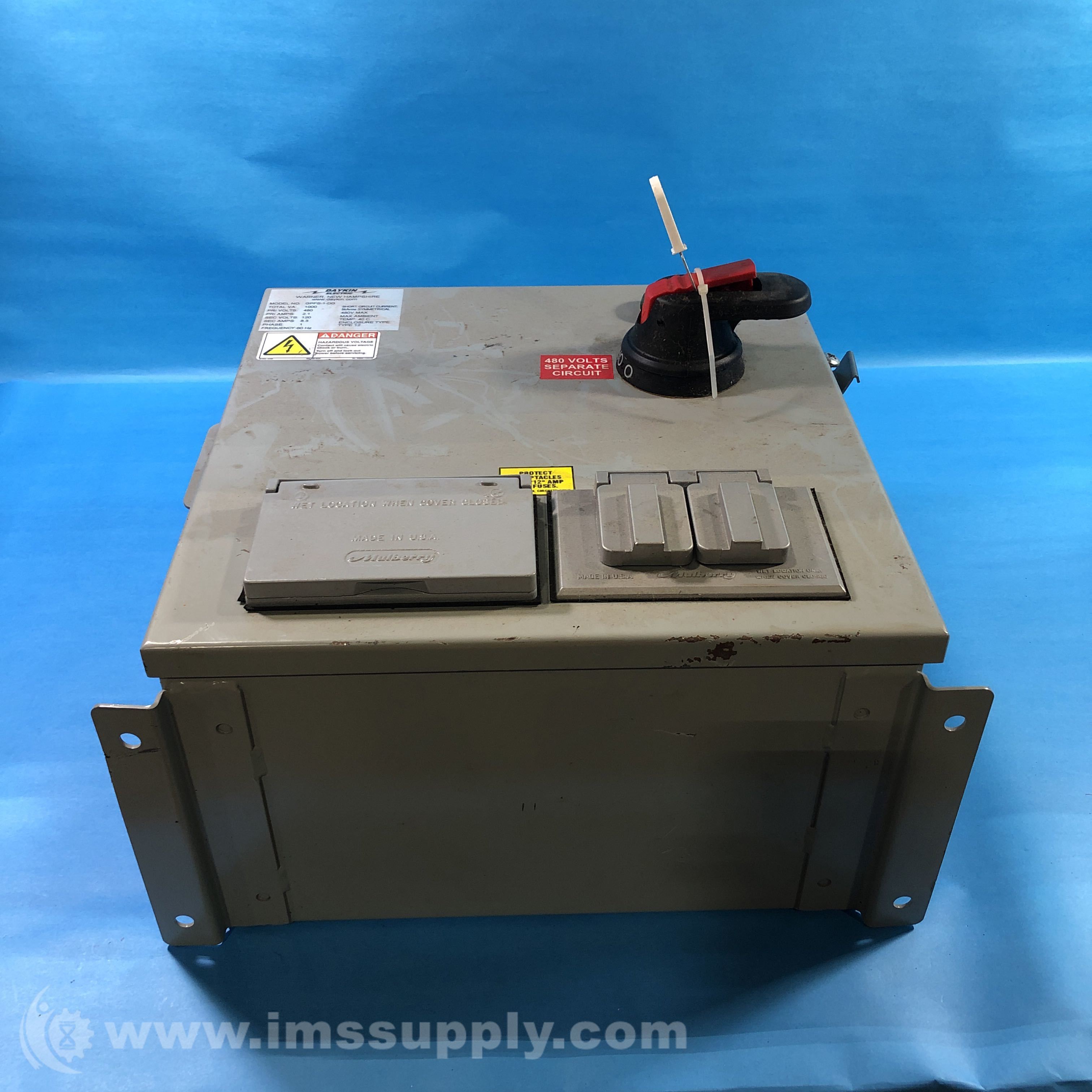 Daykin GPFS-1-DG Transformer Disconnect - IMS Supply