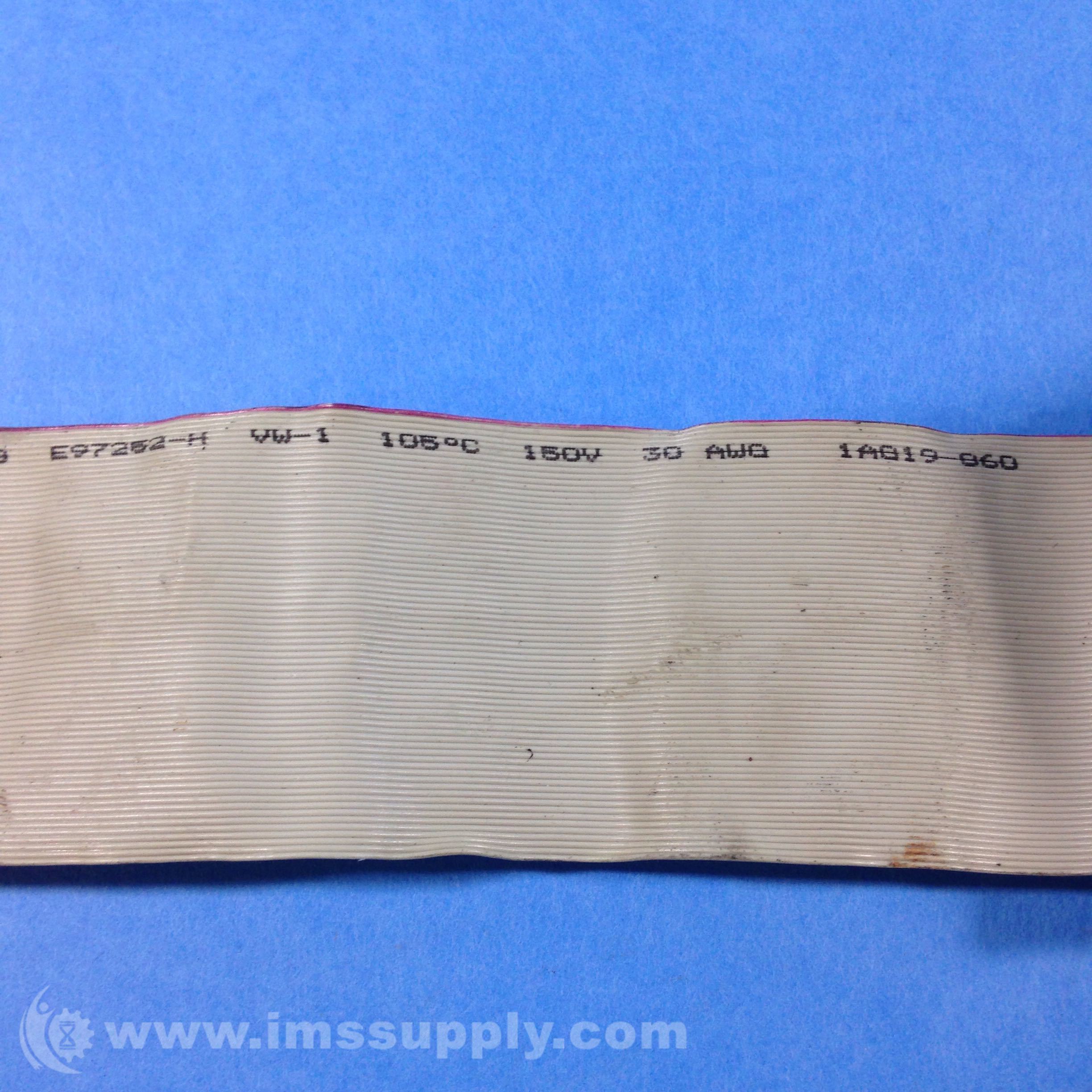 Hung Fu E97252-H Ribbon Cable 34 Pin Connector 300V 28AWG - IMS Supply