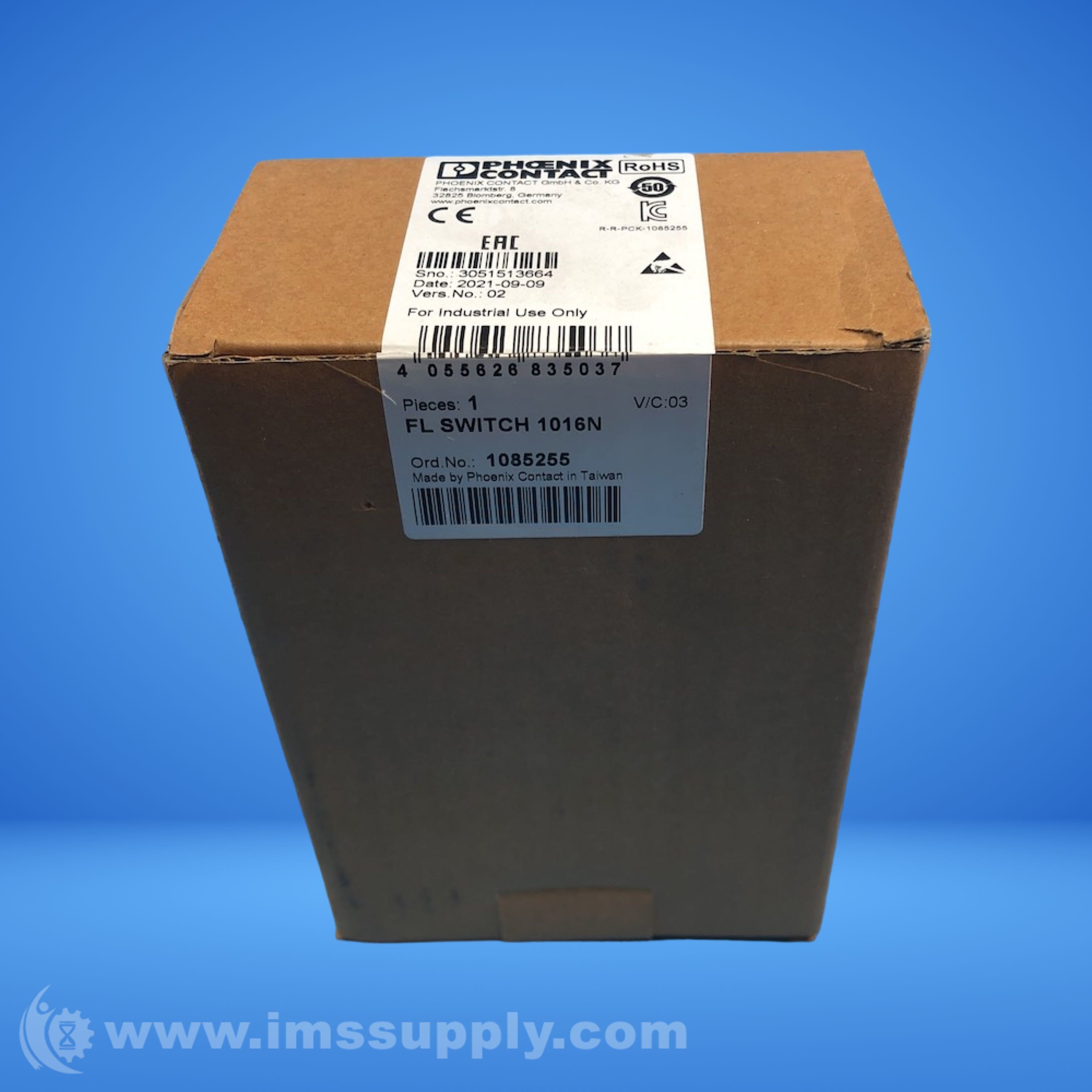 Phoenix Contact SWITCH 1016N Unmanaged Ethernet Switch - IMS Supply