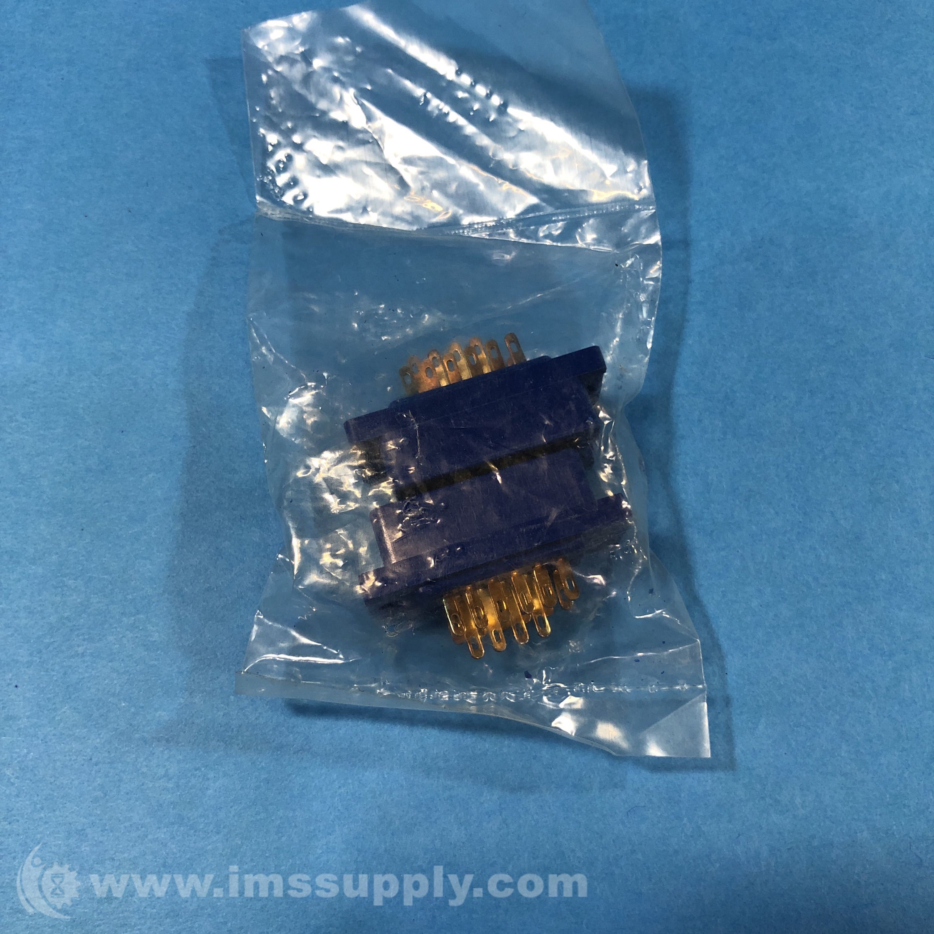 Set of 2 Male Connector Plug Terminal Blocks - IMS Supply